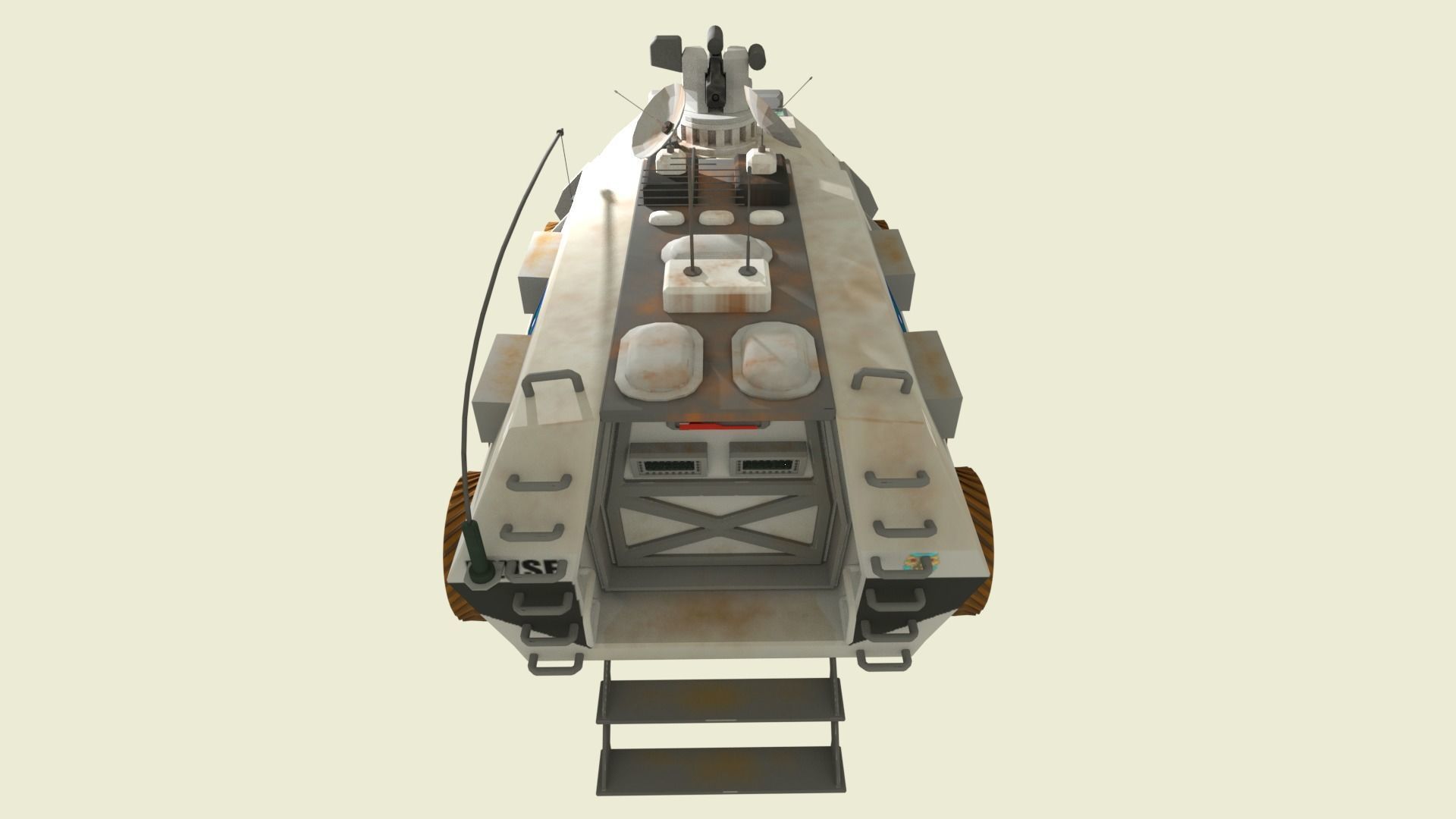 Mars Transportation Vehicle - Sci-Fi Armored Space Vehicle 3D model ...