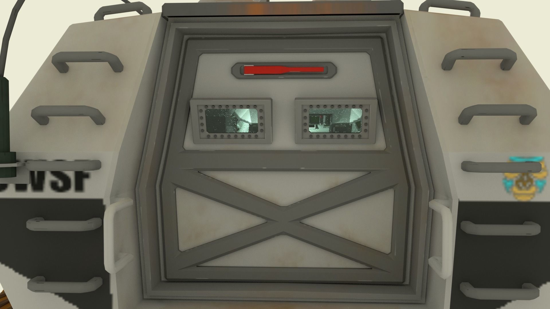 Mars Transportation Vehicle - Sci-Fi Armored Space Vehicle 3D model ...