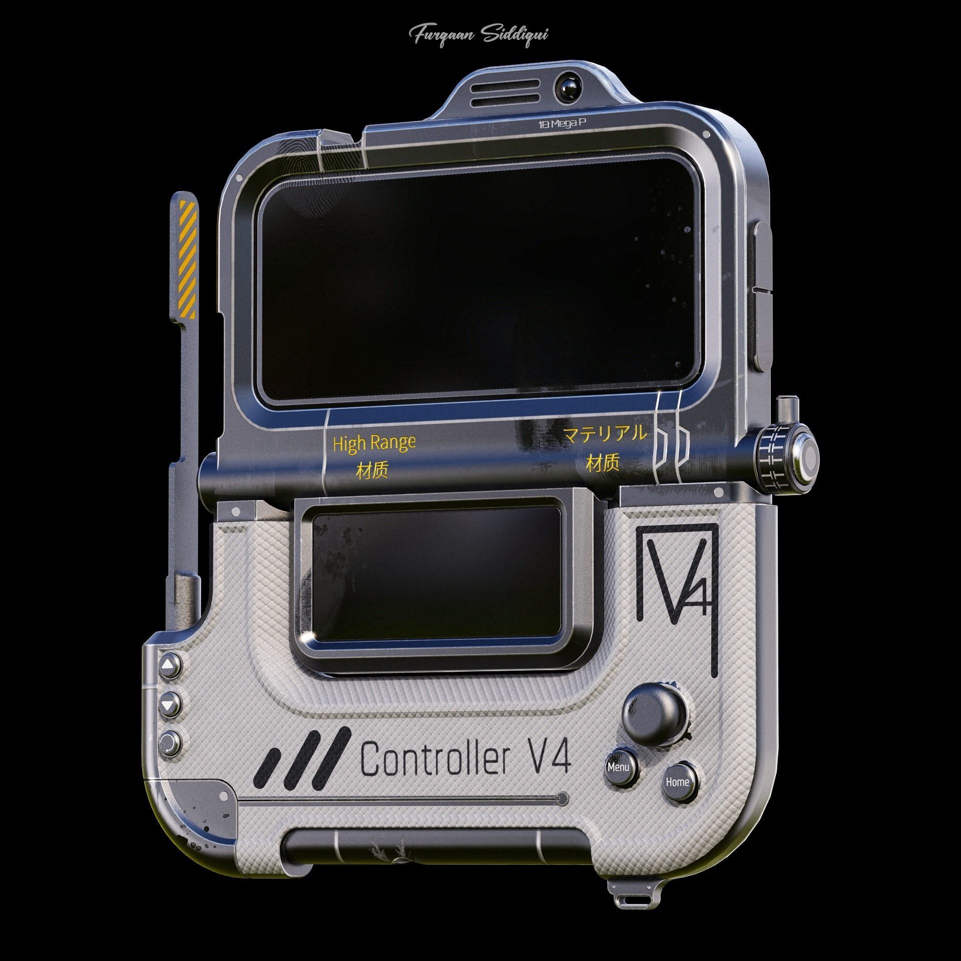 3D model Sci-fi Controller V4 VR / AR / low-poly | CGTrader