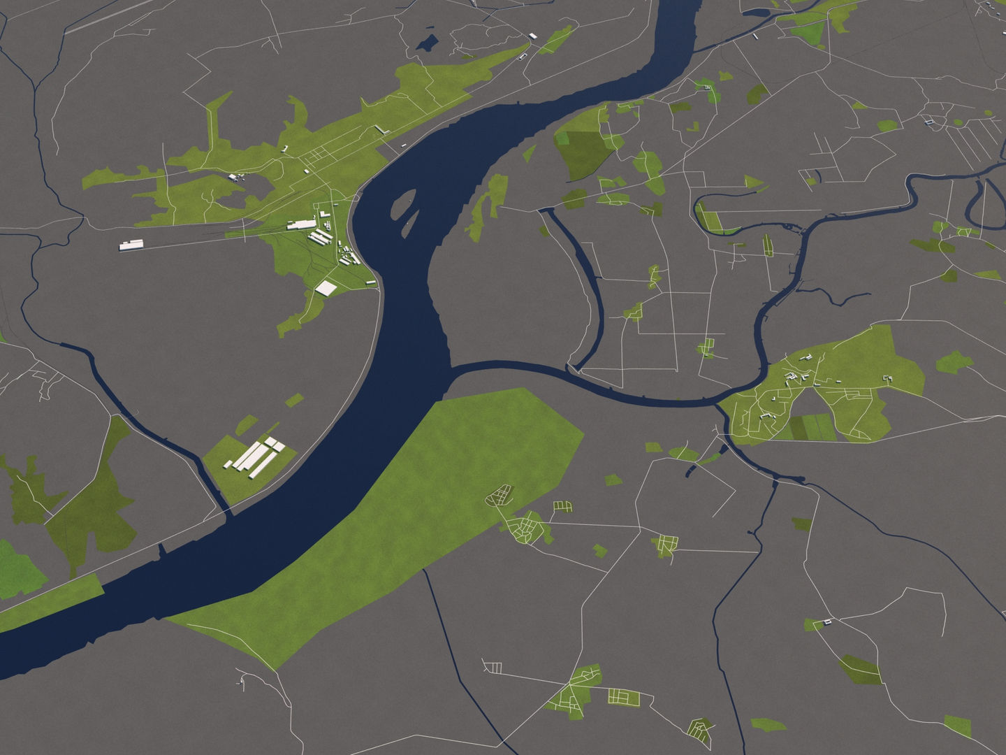 Pyongyang North Korea 50x50km 3D model | CGTrader