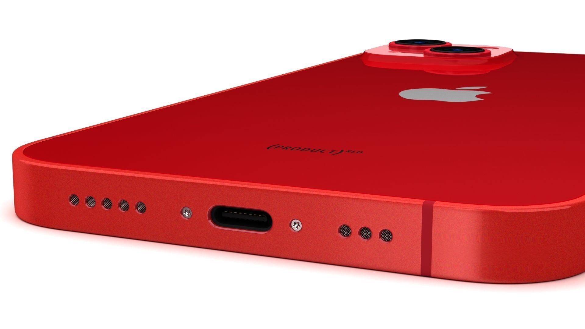 Apple iPhone 14 Red 3D model | CGTrader