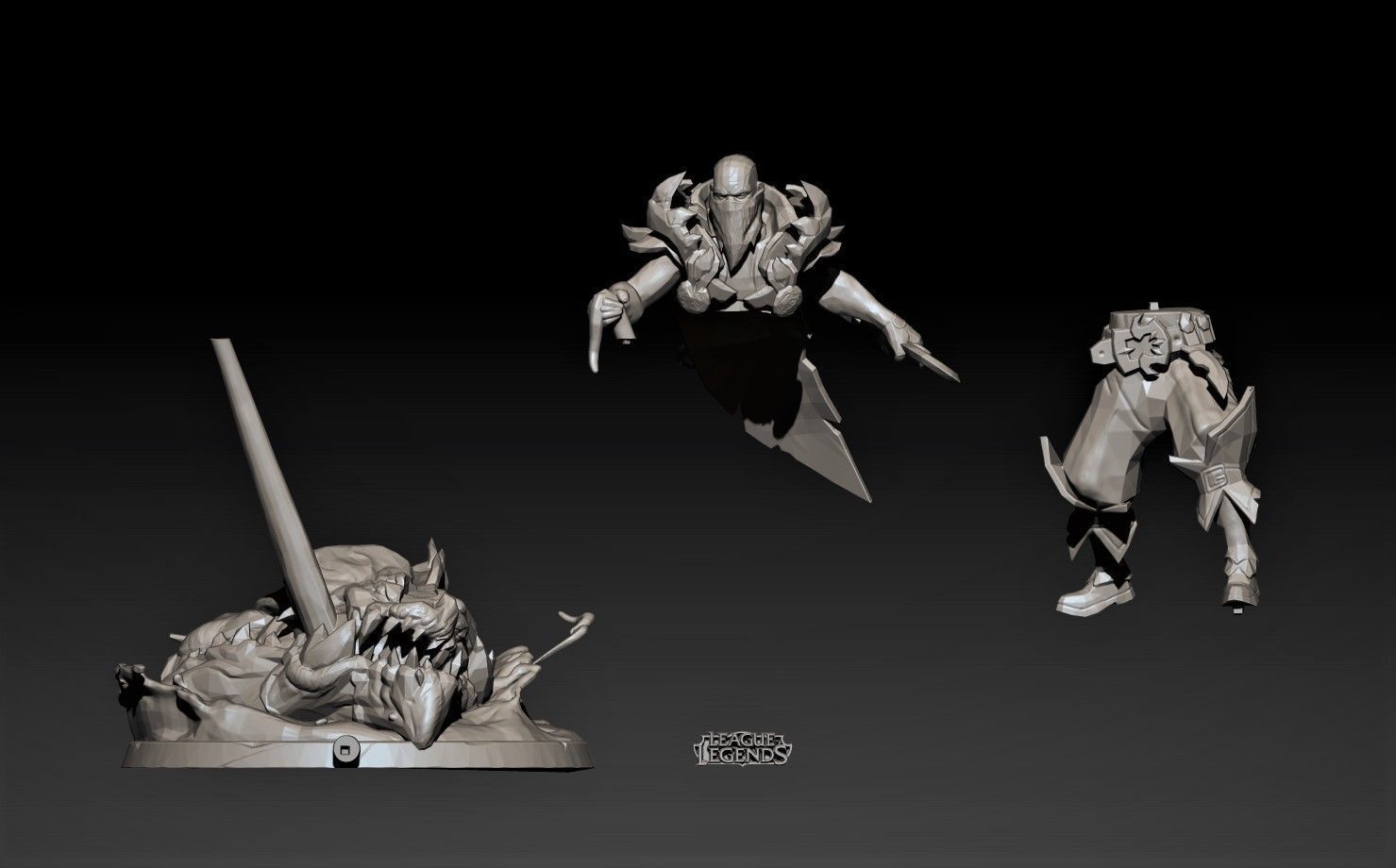 Pyke - League of legends 3D model 3D printable | CGTrader