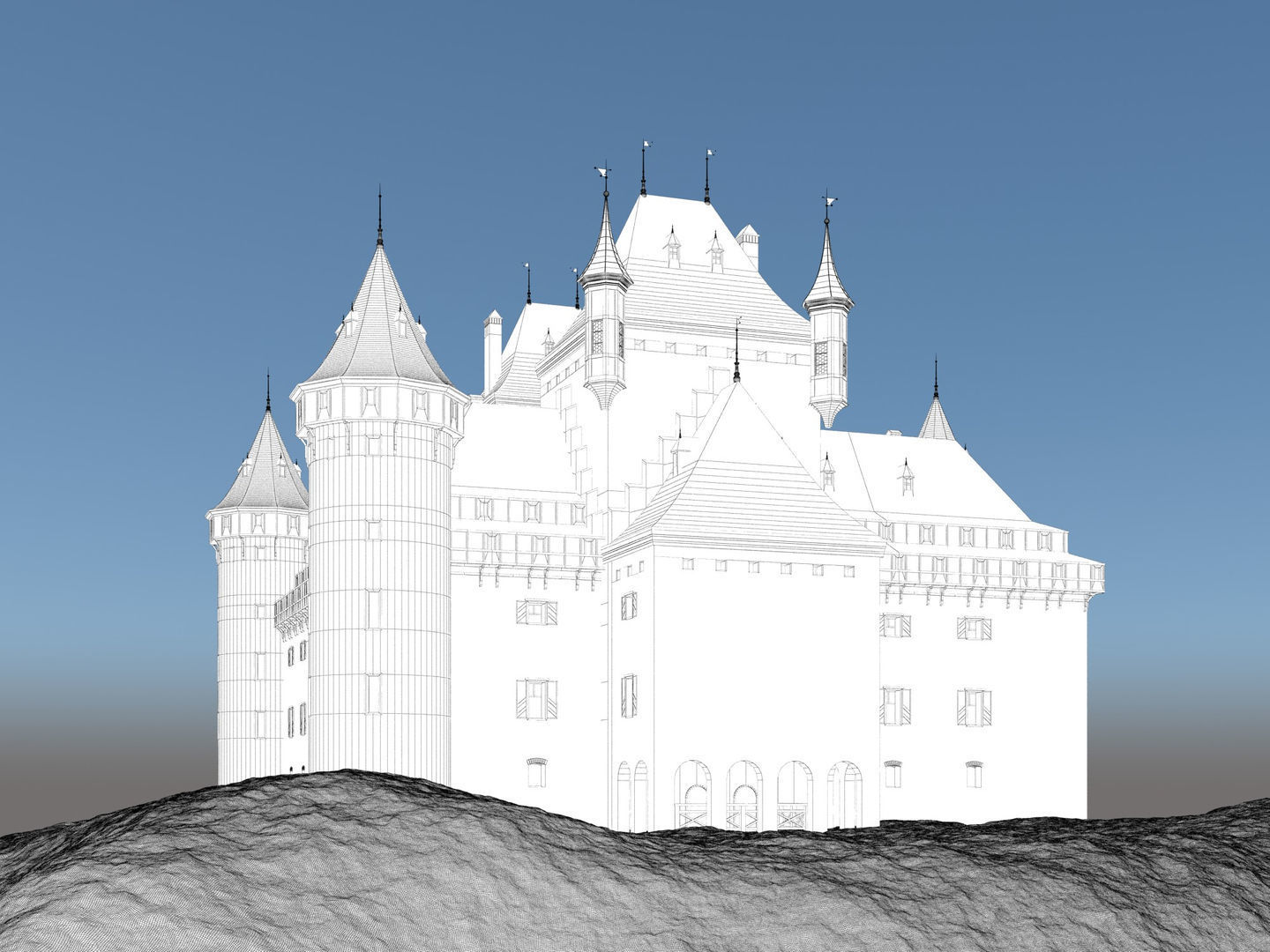 Castle 3D model | CGTrader
