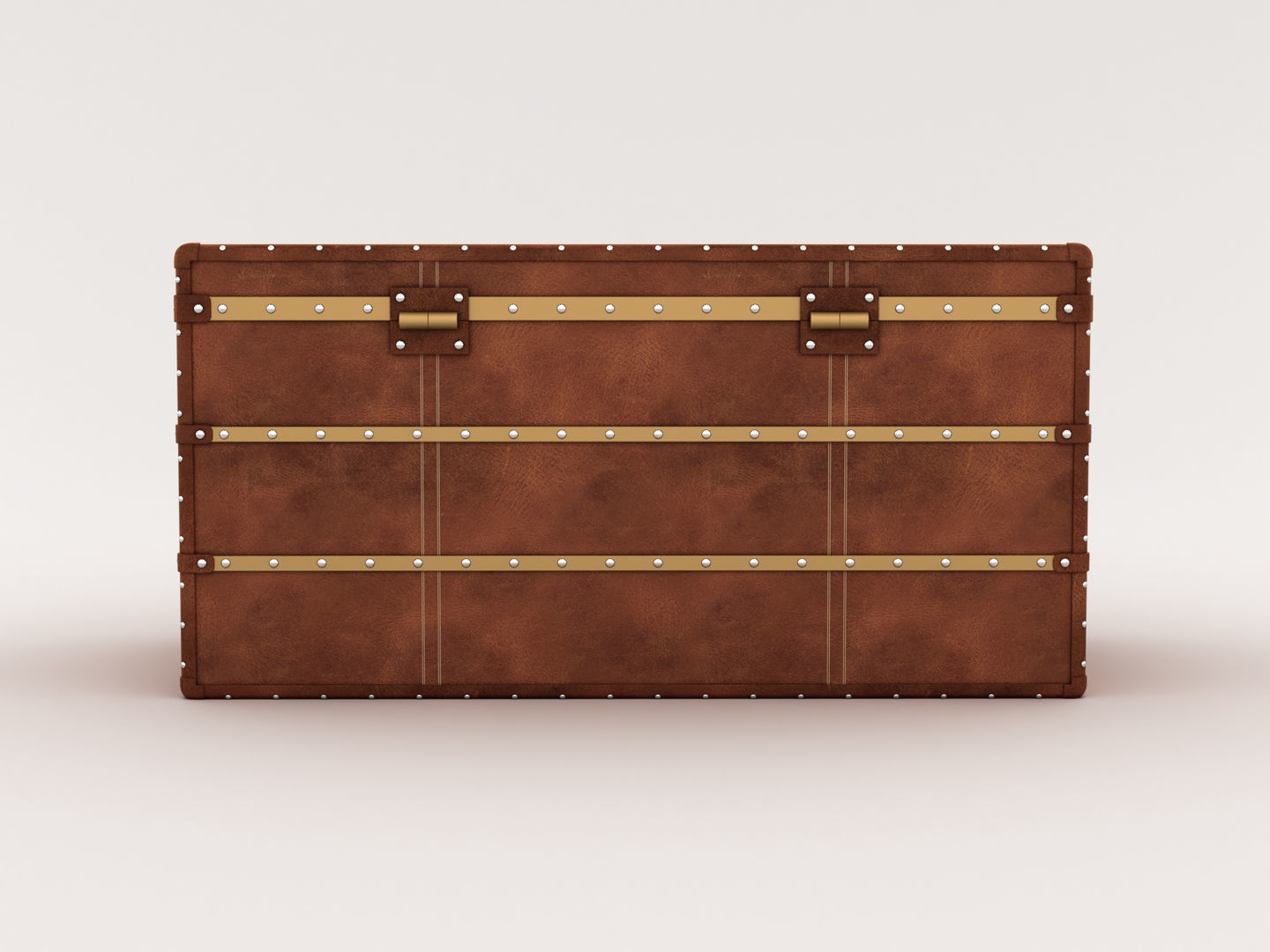 Leather Storage Chest 3D model | CGTrader
