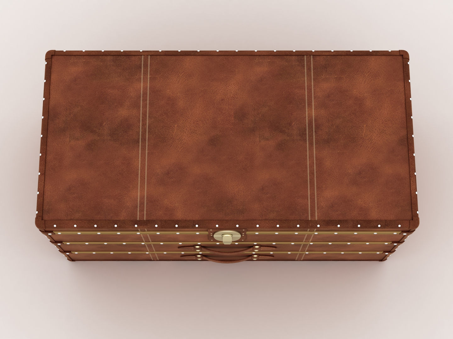 Leather Storage Chest 3D model | CGTrader