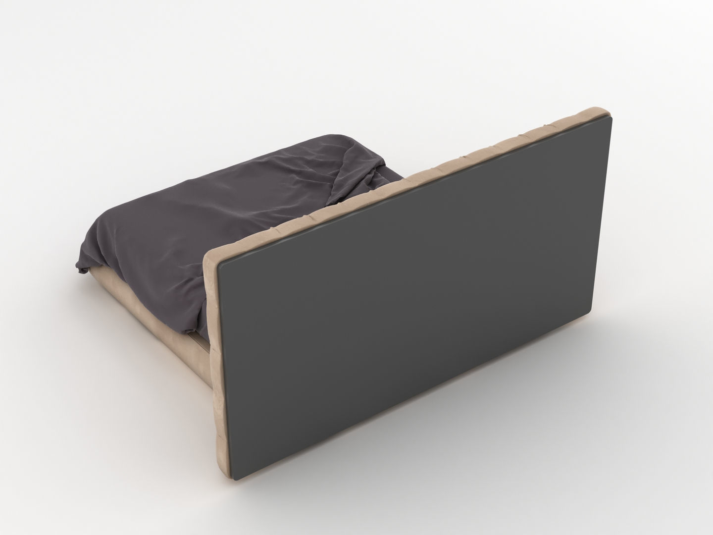 Baxter Bed 3D model | CGTrader