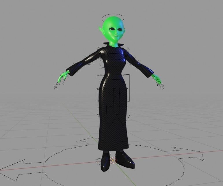 Alien Woman 3D model | CGTrader