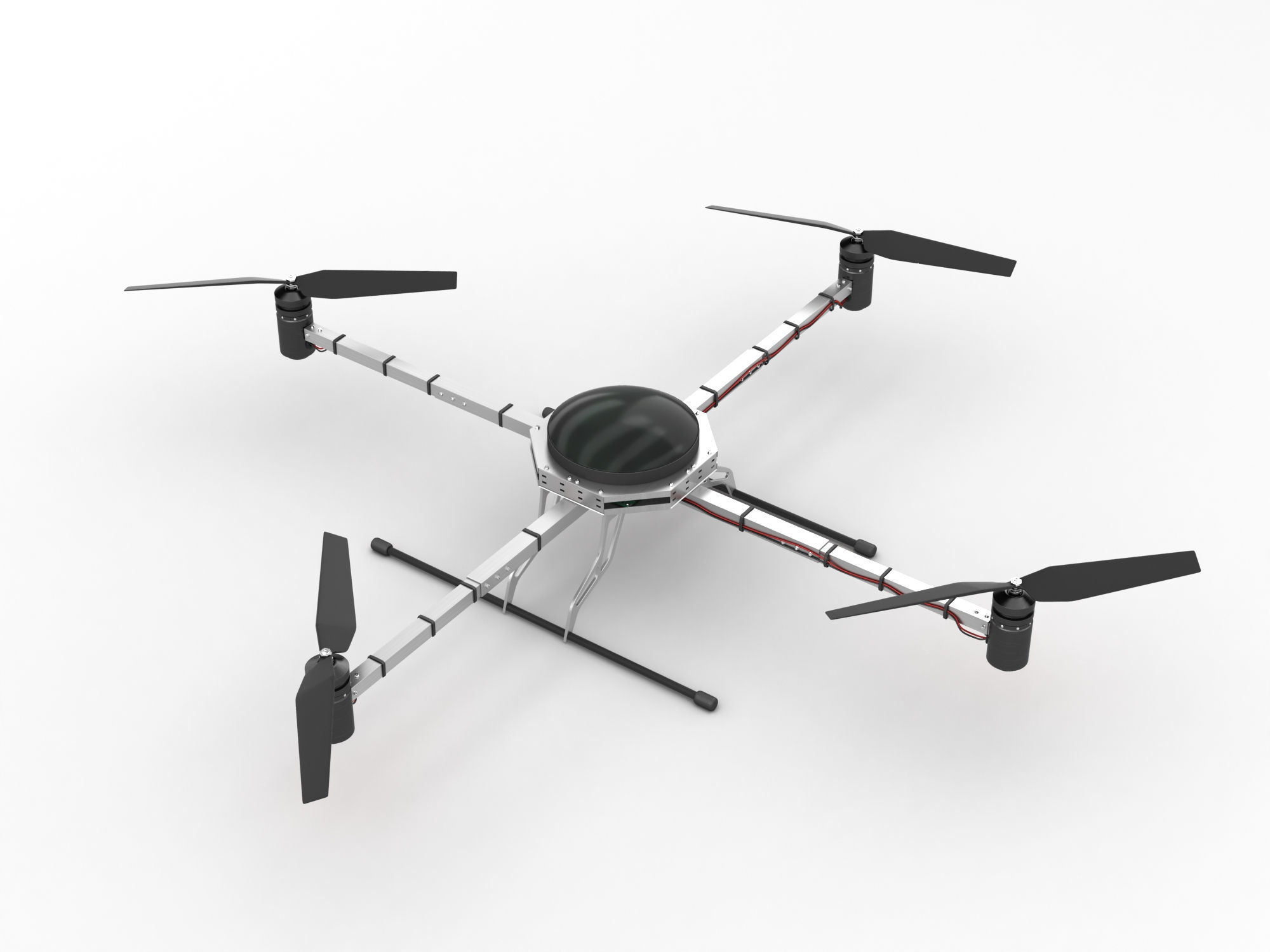 Generic Quadcopter Drone 2 3D model | CGTrader