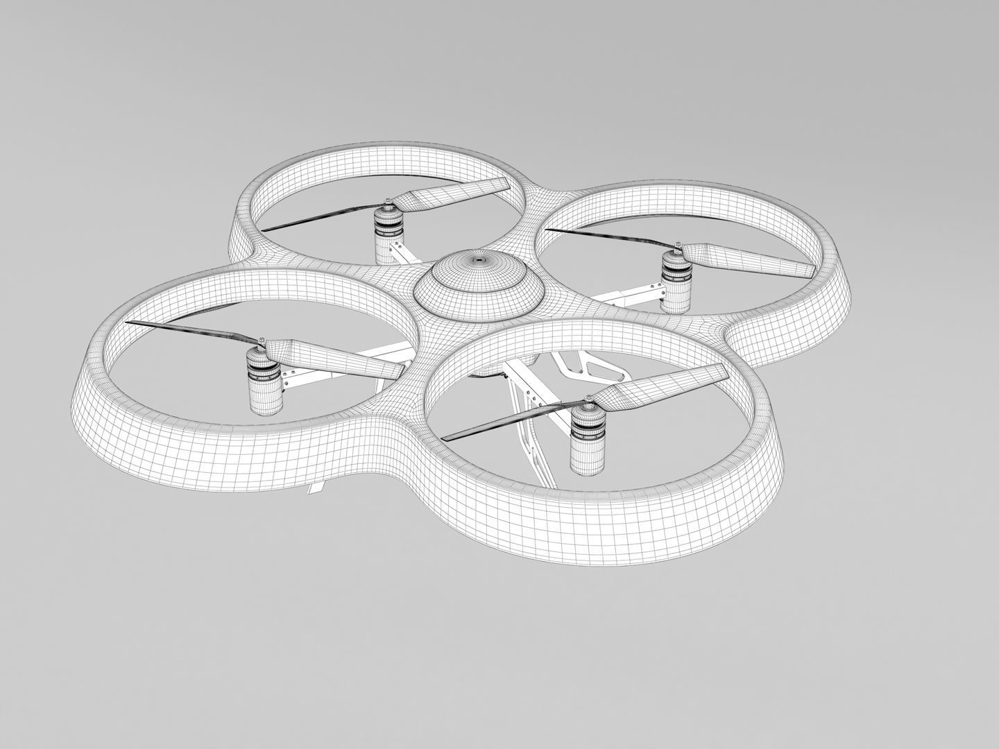 Generic Quadcopter Drone 1 3D model | CGTrader