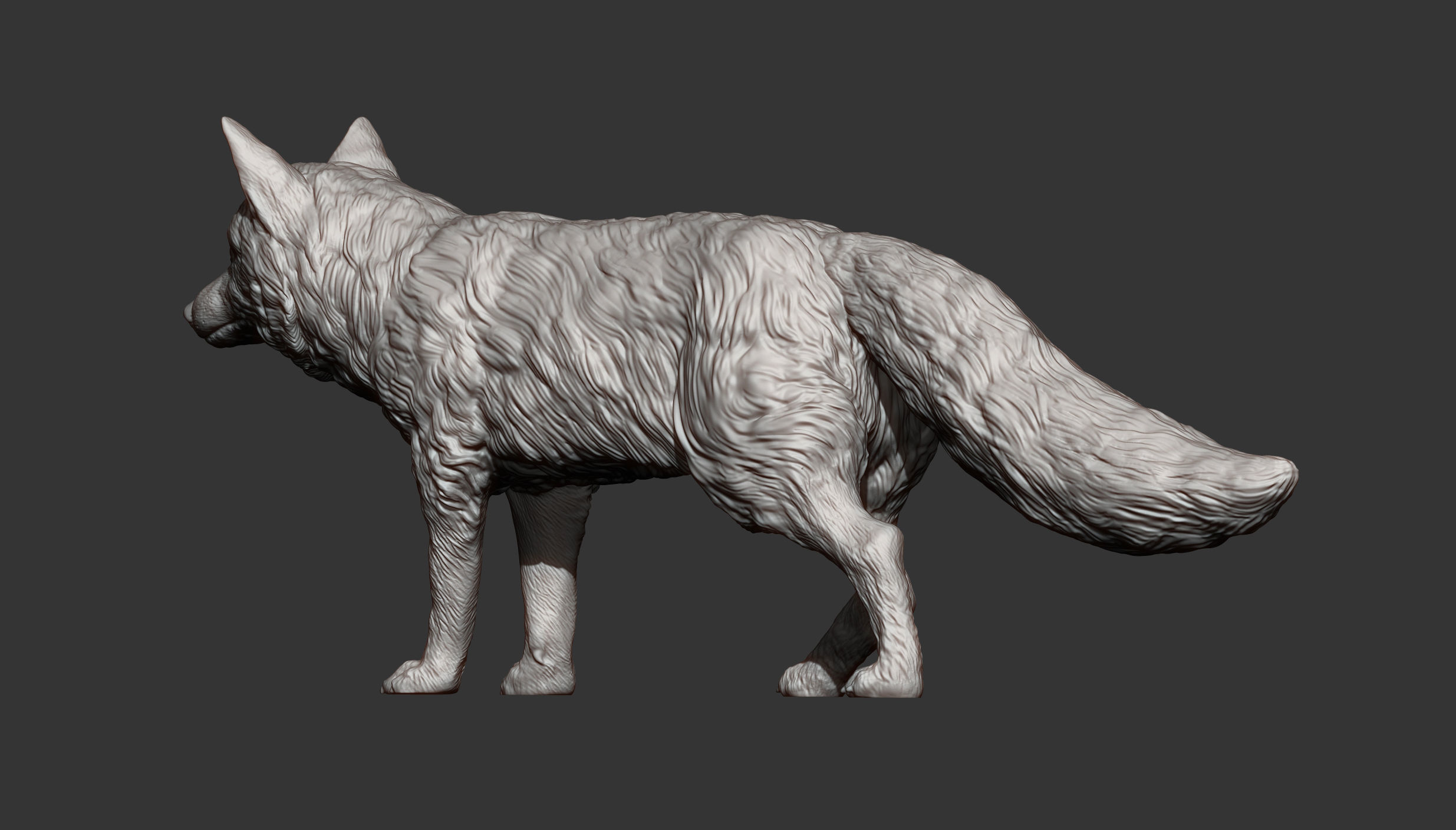 Fox 3D print model 3D model 3D printable | CGTrader