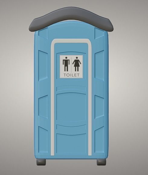 Porta Potty 3D model | CGTrader