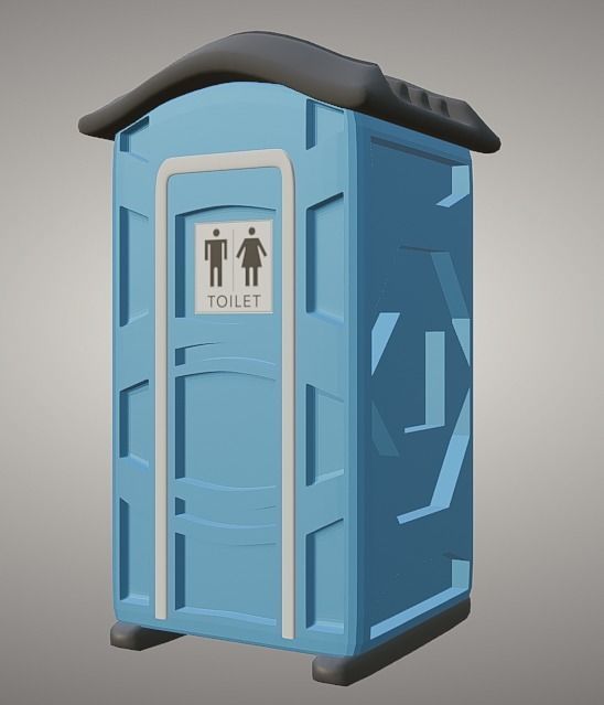 Porta Potty 3D model | CGTrader