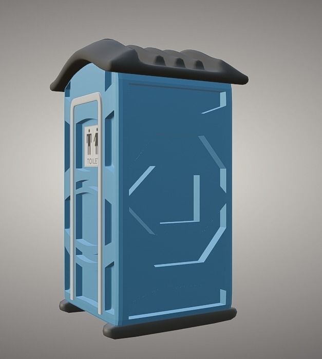 Porta Potty 3D model | CGTrader