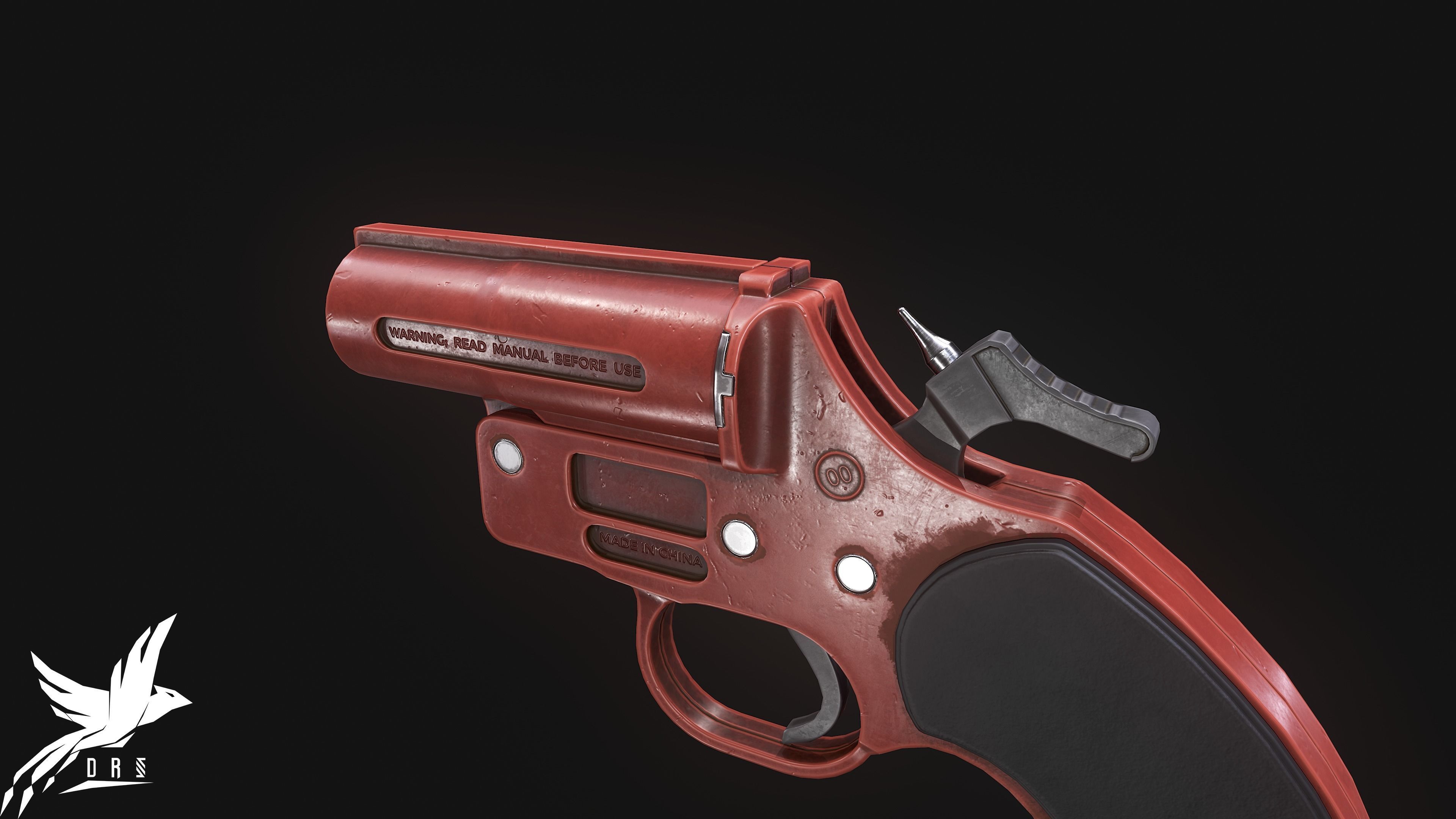 3D model Flare gun VR / AR / low-poly | CGTrader