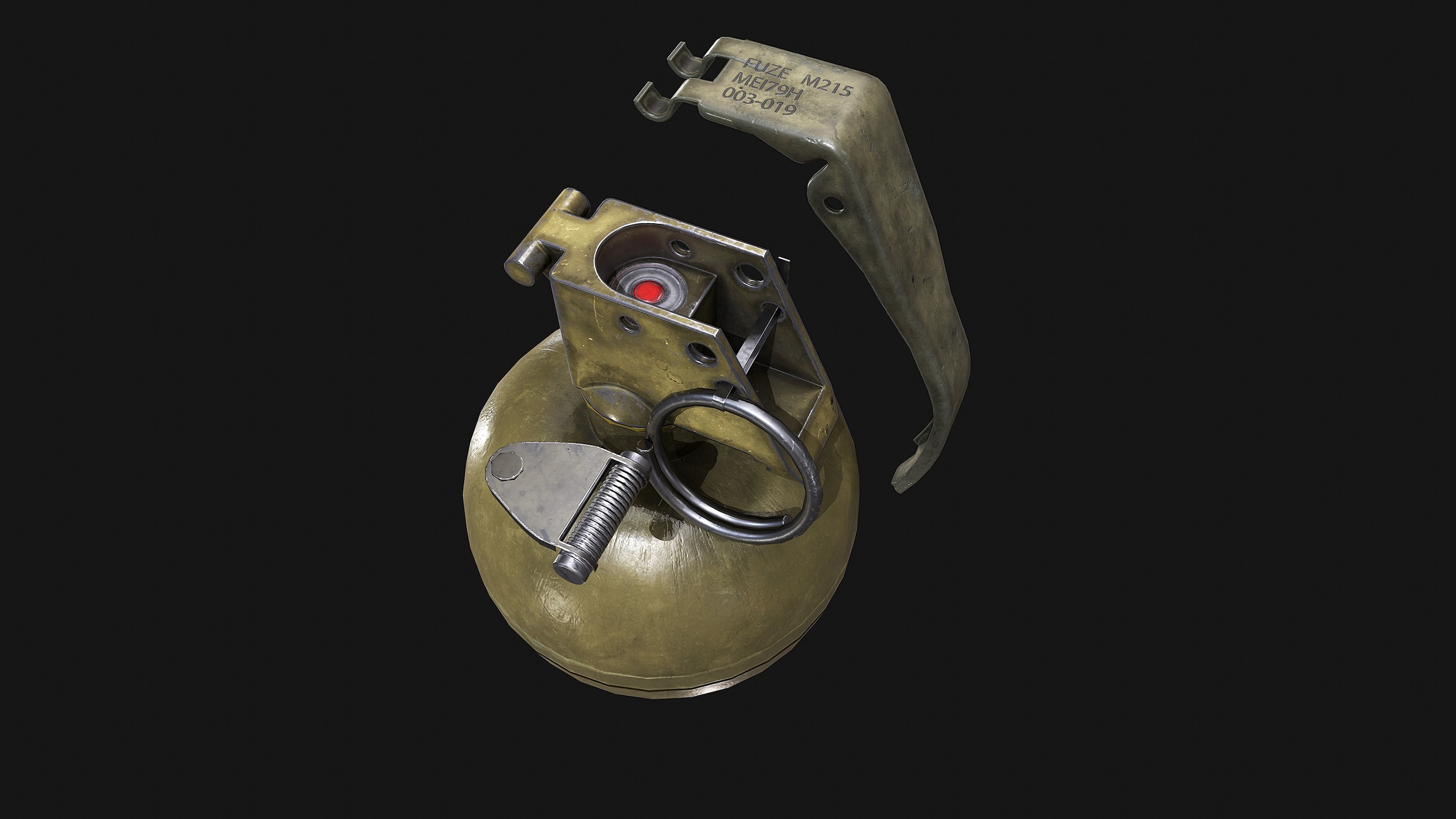 3D model M67 Grenade VR / AR / low-poly | CGTrader