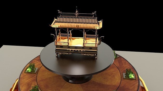 Chinese incense burner 3D model | CGTrader