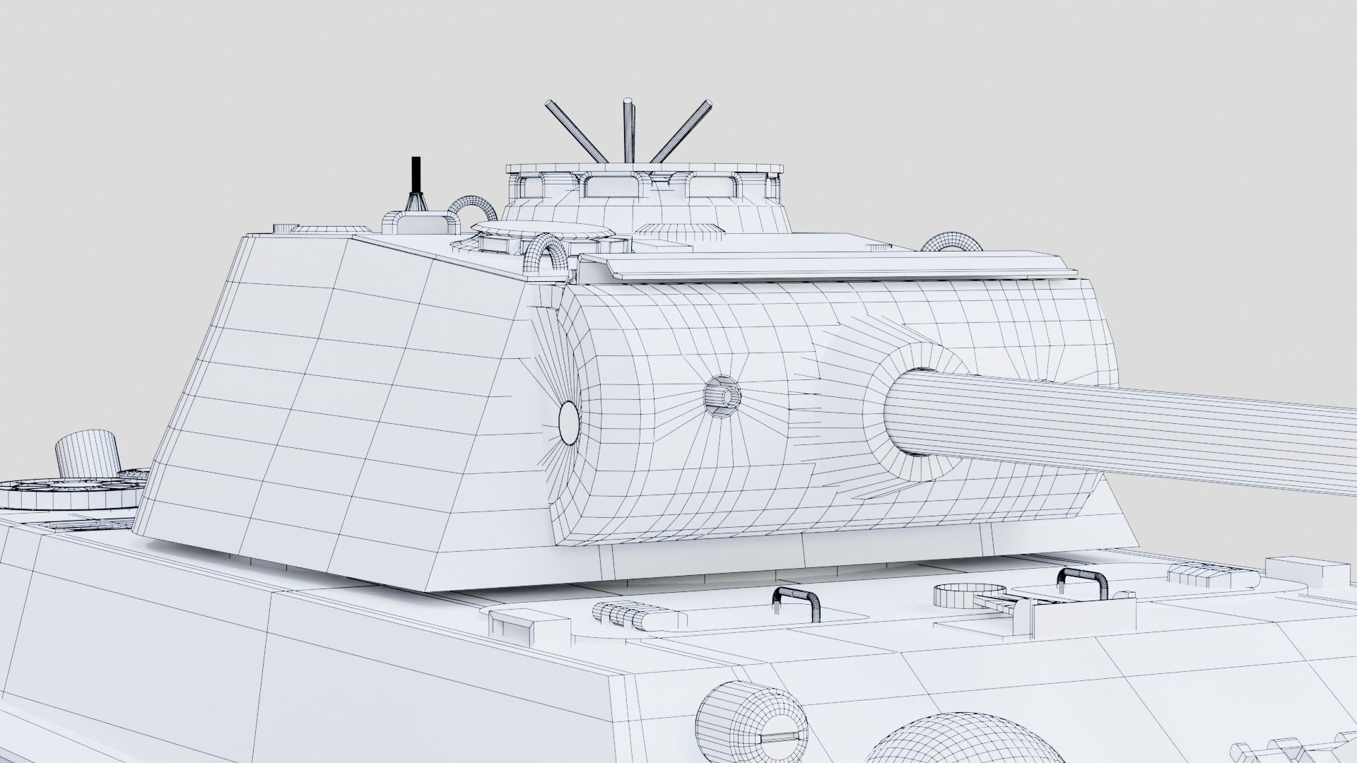 Panther GameReady tiger tank 3D model rigged | CGTrader