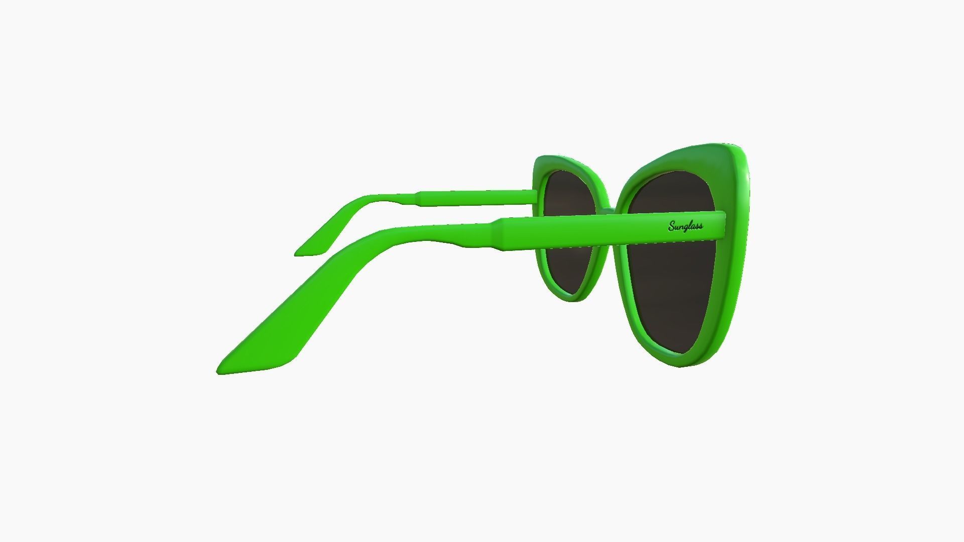 3D model Sunglass J09 Light Green - Character Design Fashion VR / AR ...