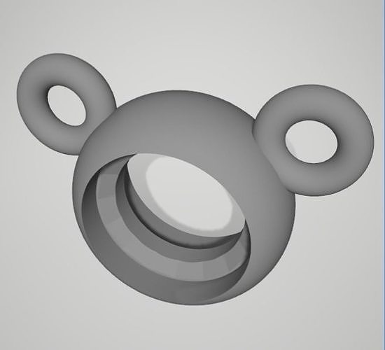 BEZEL teddy bear head free 3D model | CGTrader