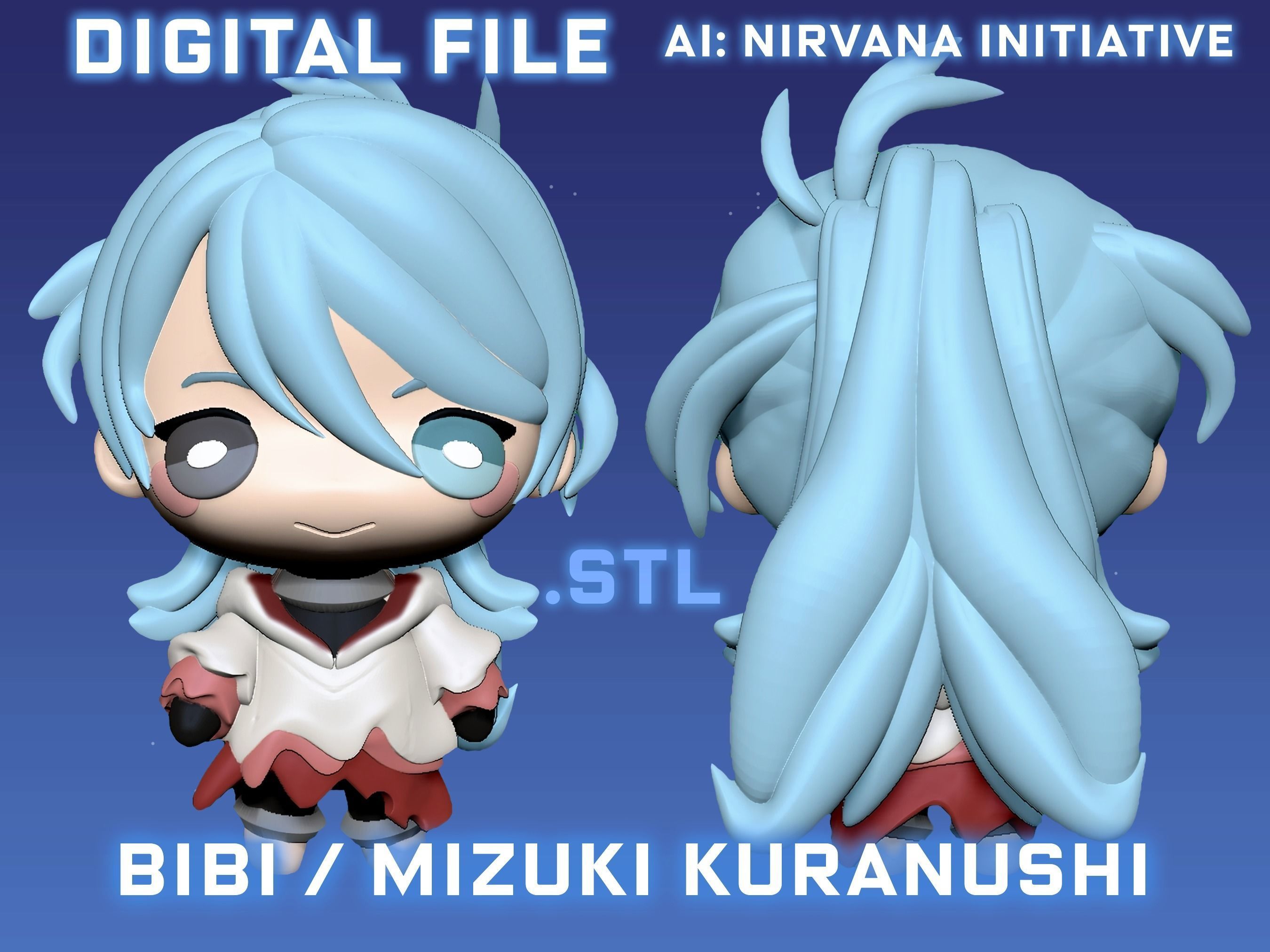 Bibi AI Nirvana Initiative Figure AINI SPOILERS 3D model 3D printable ...