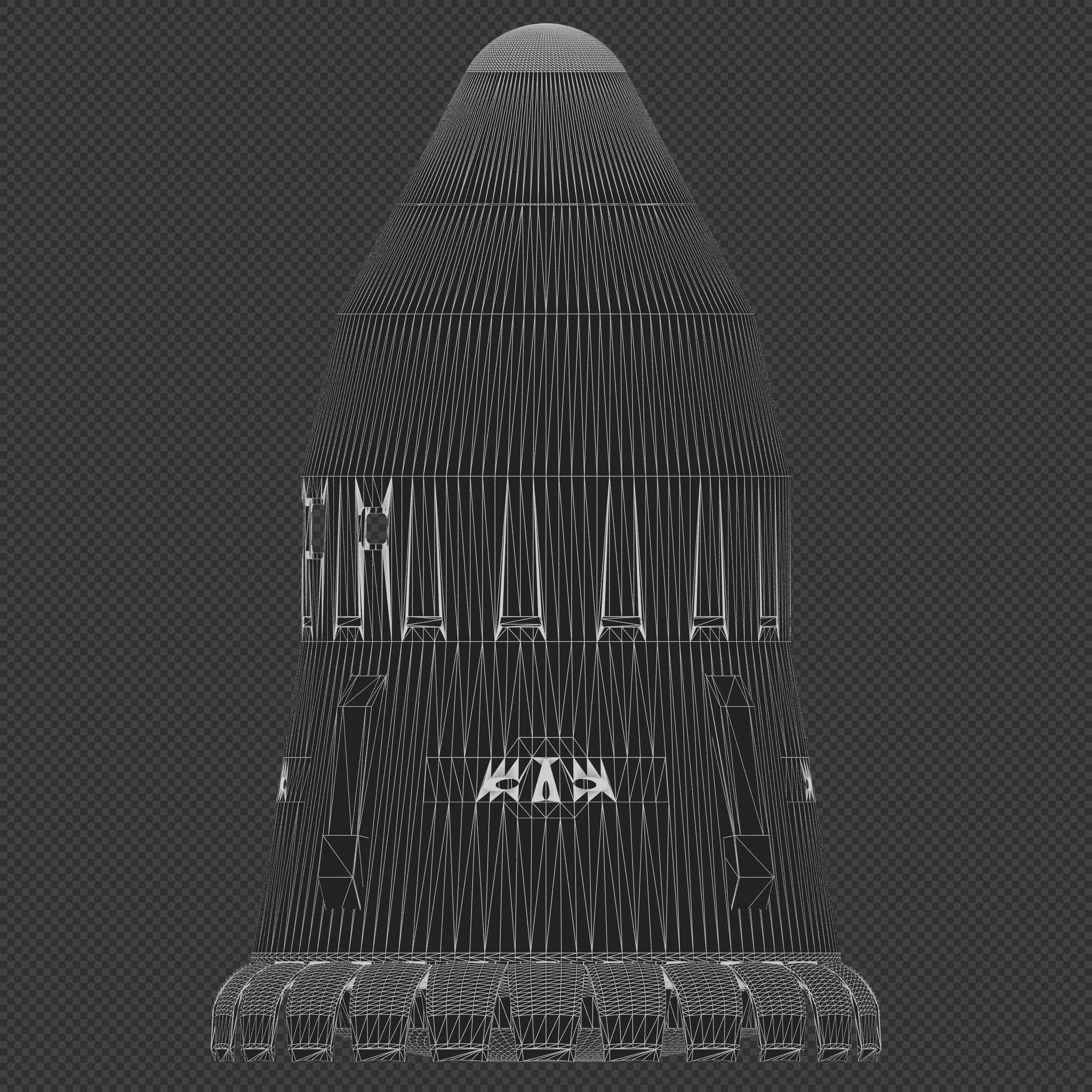 Pacific American Launch Systems Phoenix Rocket 3D model | CGTrader