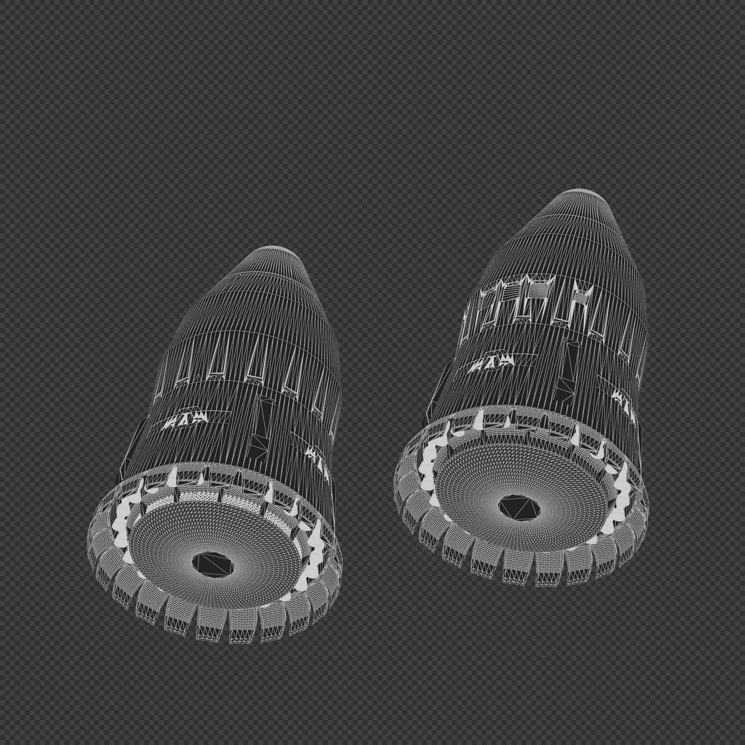 Pacific American Launch Systems Phoenix Rocket 3D model | CGTrader