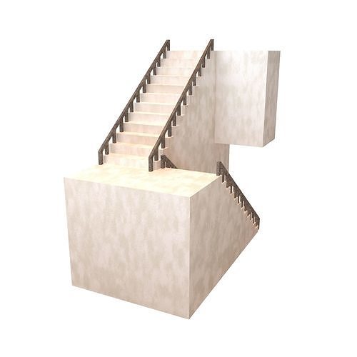3D model Stairs V1 001 VR / AR / low-poly | CGTrader