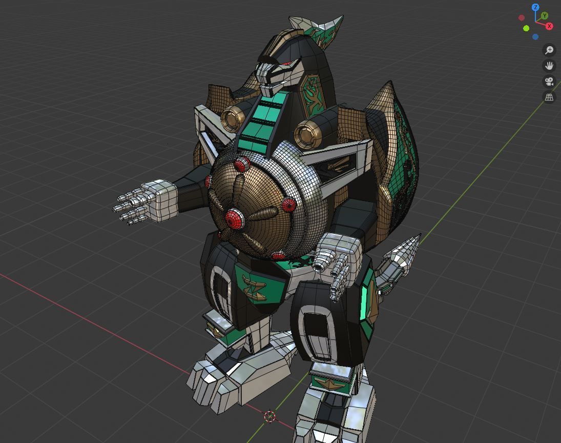 Dragonzord - Power Ranger 3D model | CGTrader