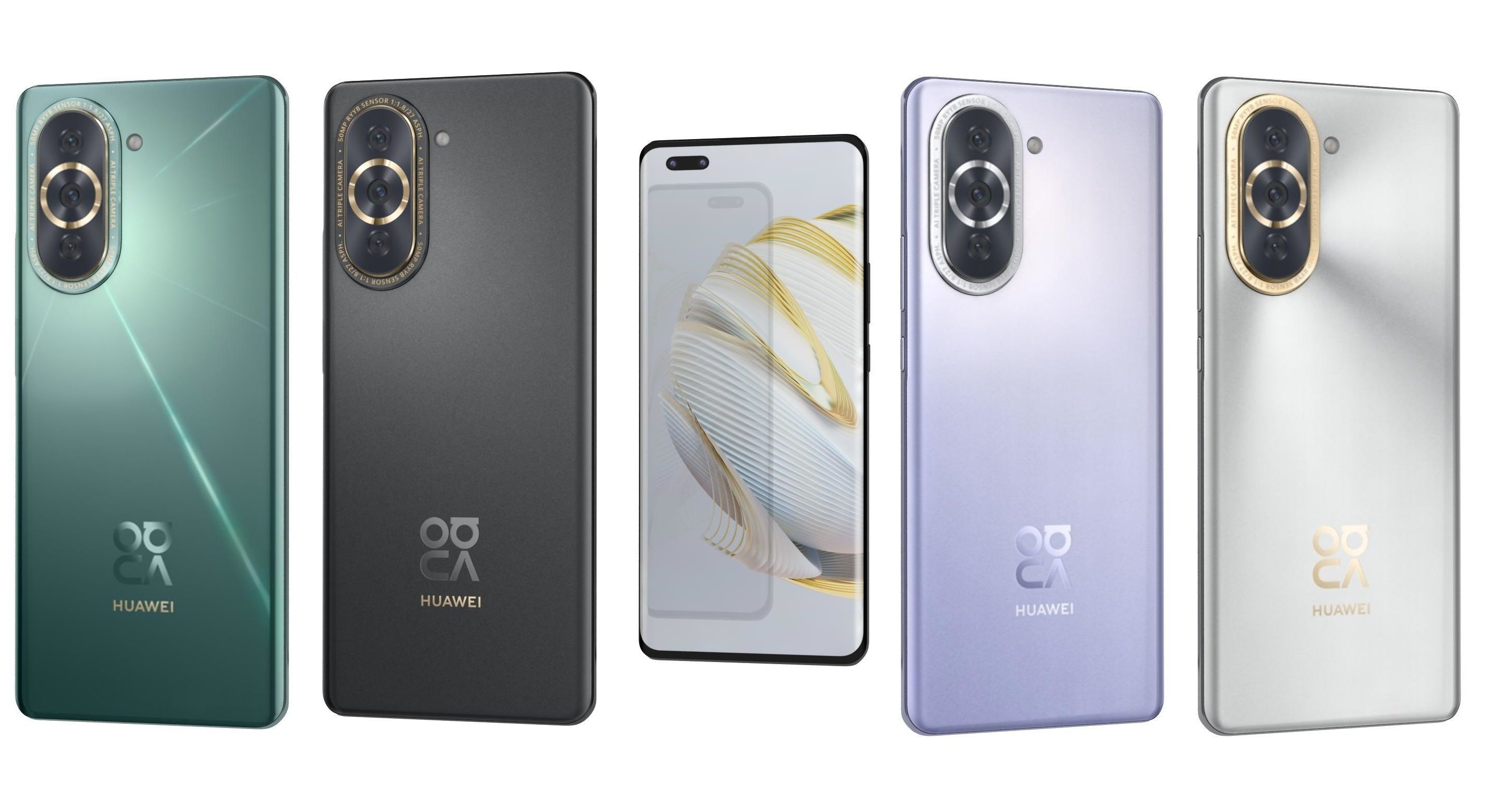 3D model Huawei nova 10 Pro All Colors VR / AR / low-poly | CGTrader