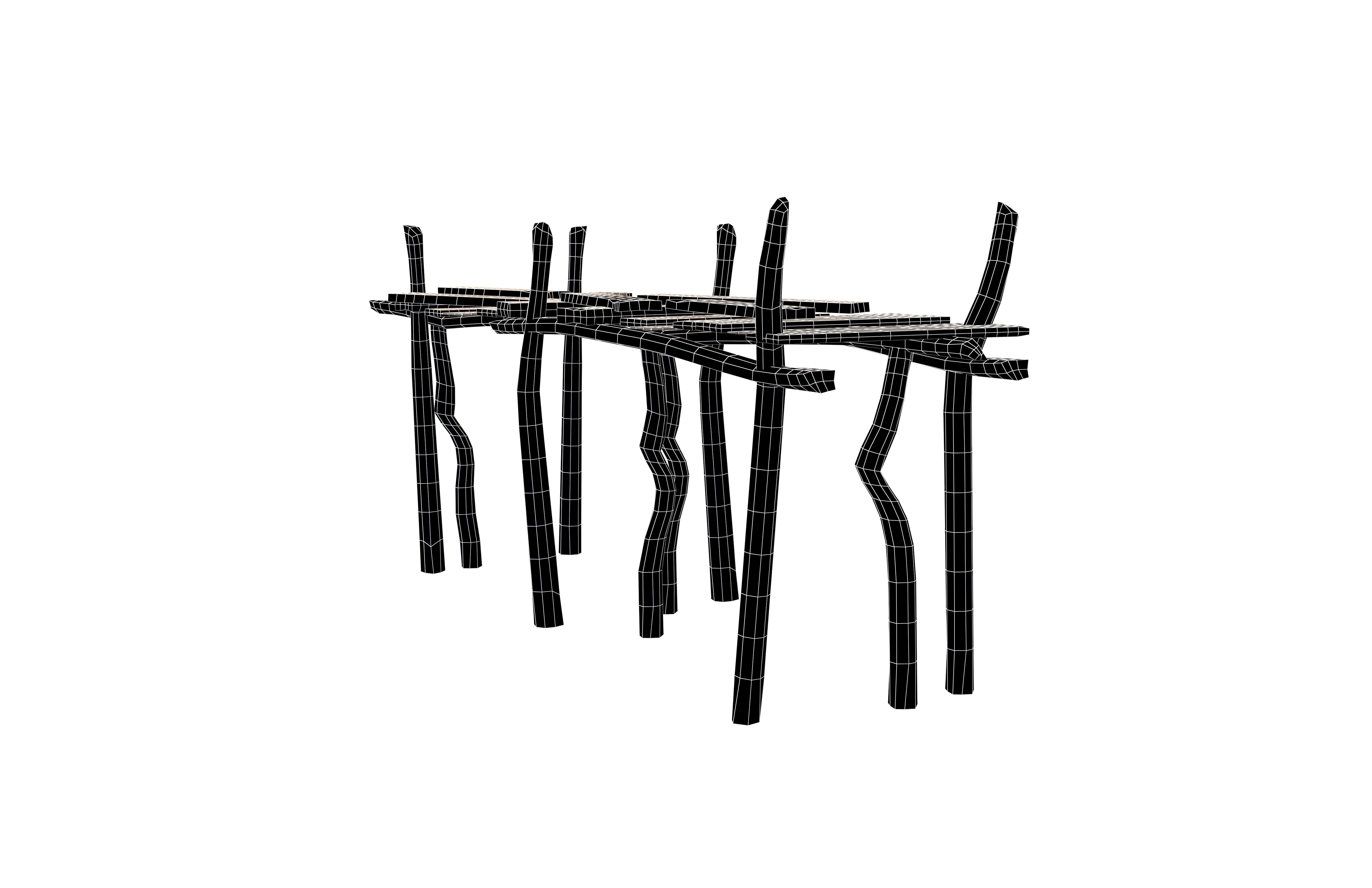 3D model Wood Bridge v1 001 VR / AR / low-poly | CGTrader