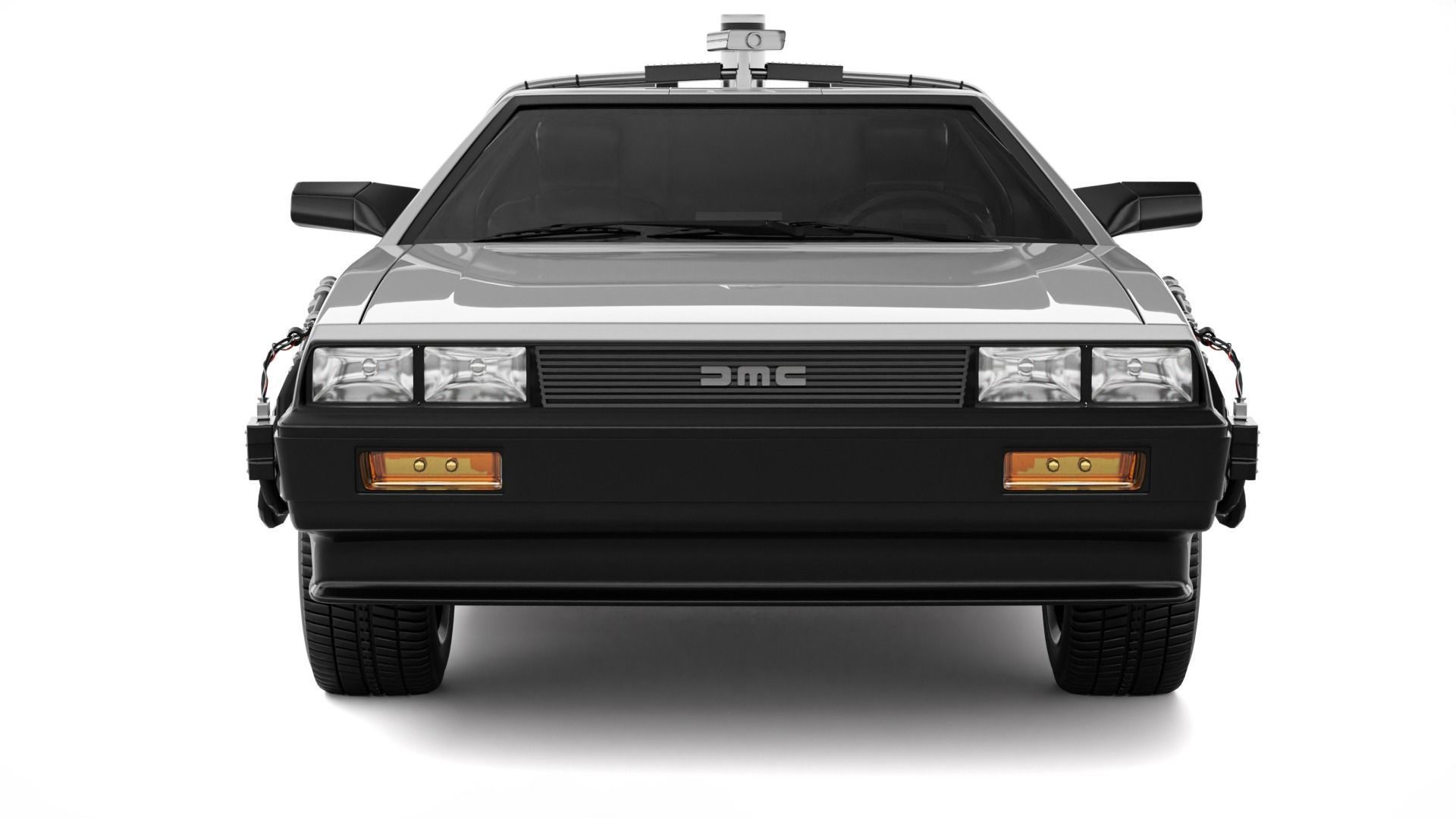 DeLorean back to the future 3D model | CGTrader