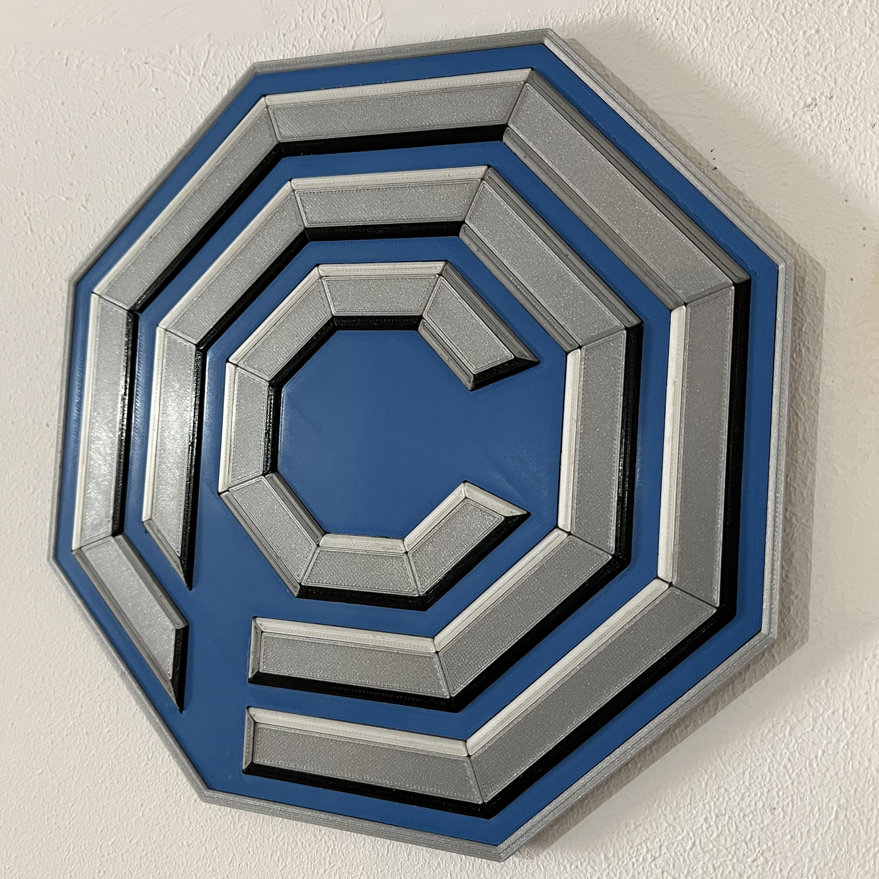 Robocop OCP Logo Wall Plaque 3D model 3D printable | CGTrader