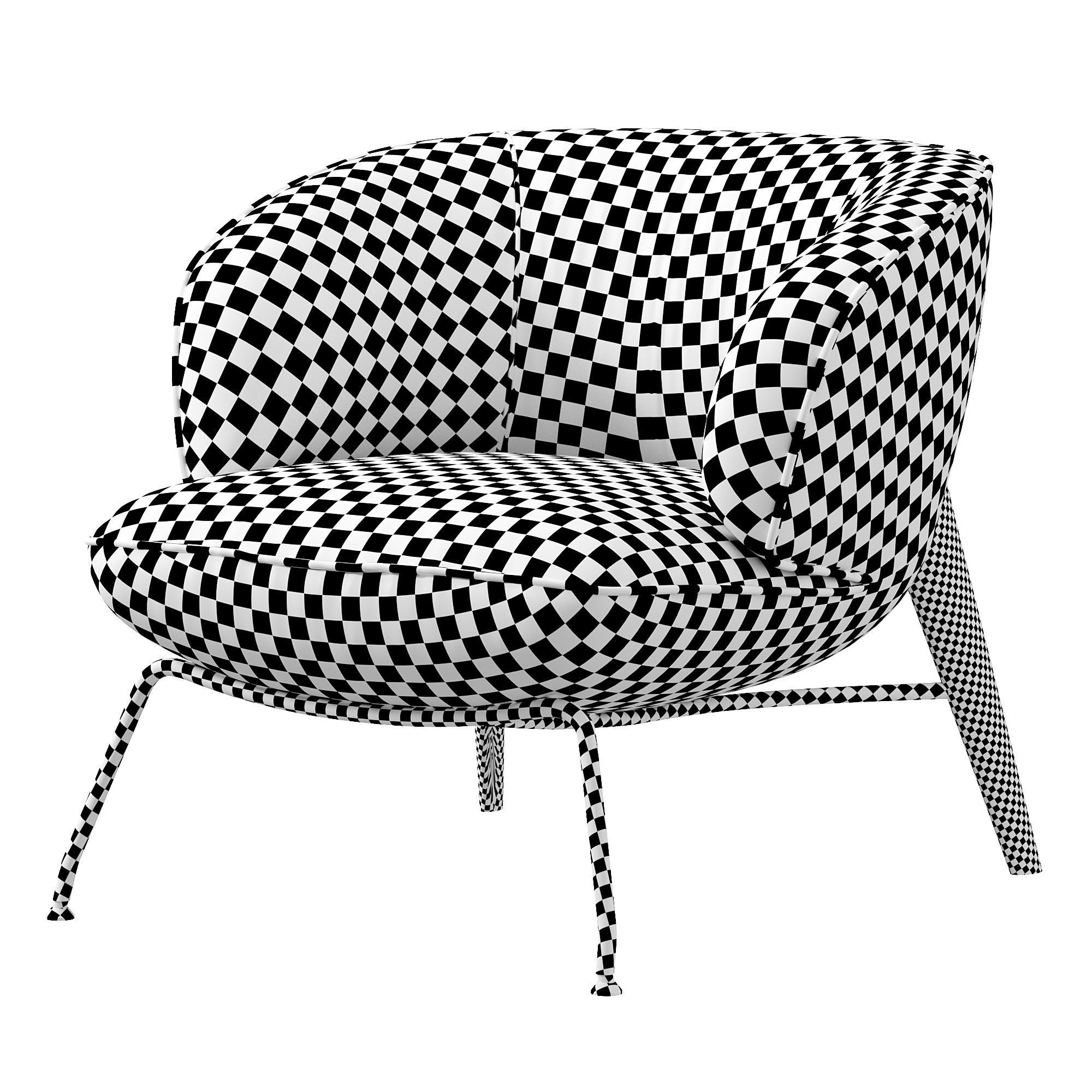 Penelope Armchair by Natuzzi 3D model | CGTrader