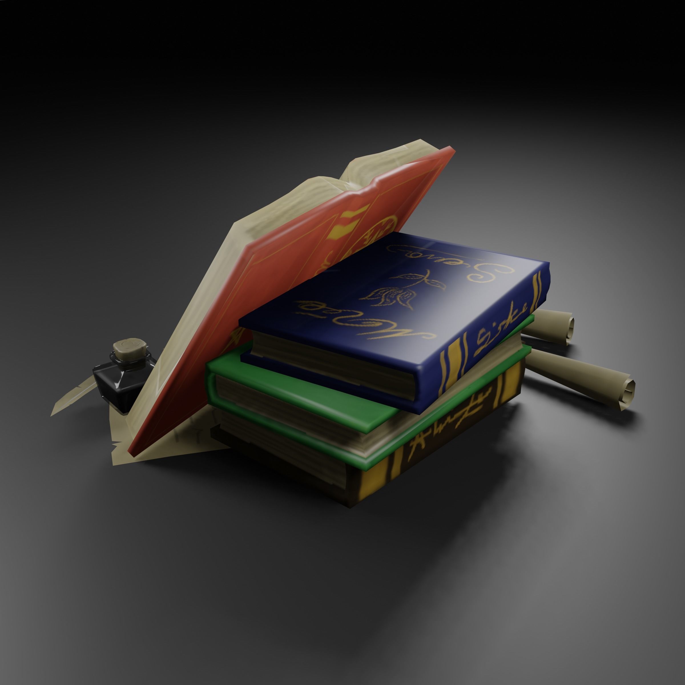 3D model Magic Book VR / AR / low-poly | CGTrader
