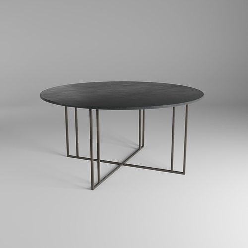 Simple Metal Table 3D model | CGTrader
