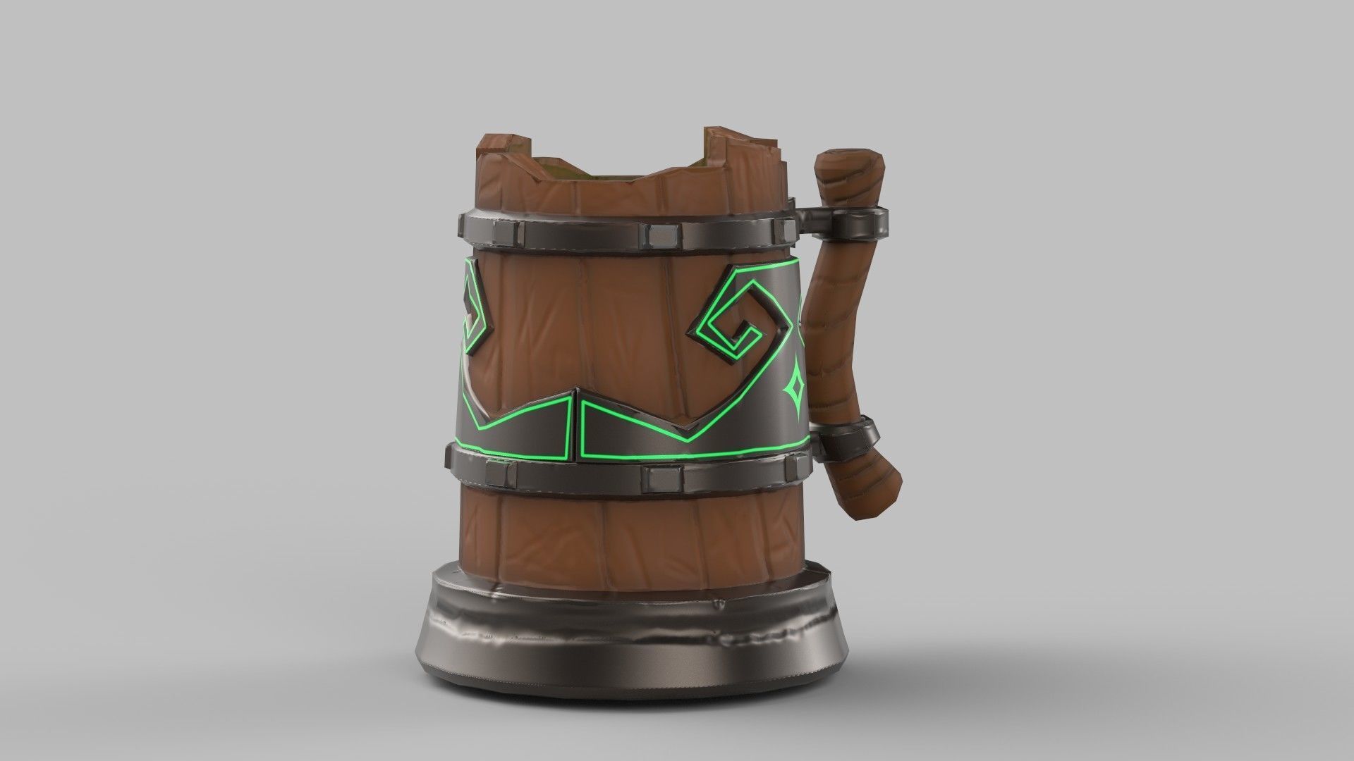 3D model stylized mug VR / AR / low-poly | CGTrader