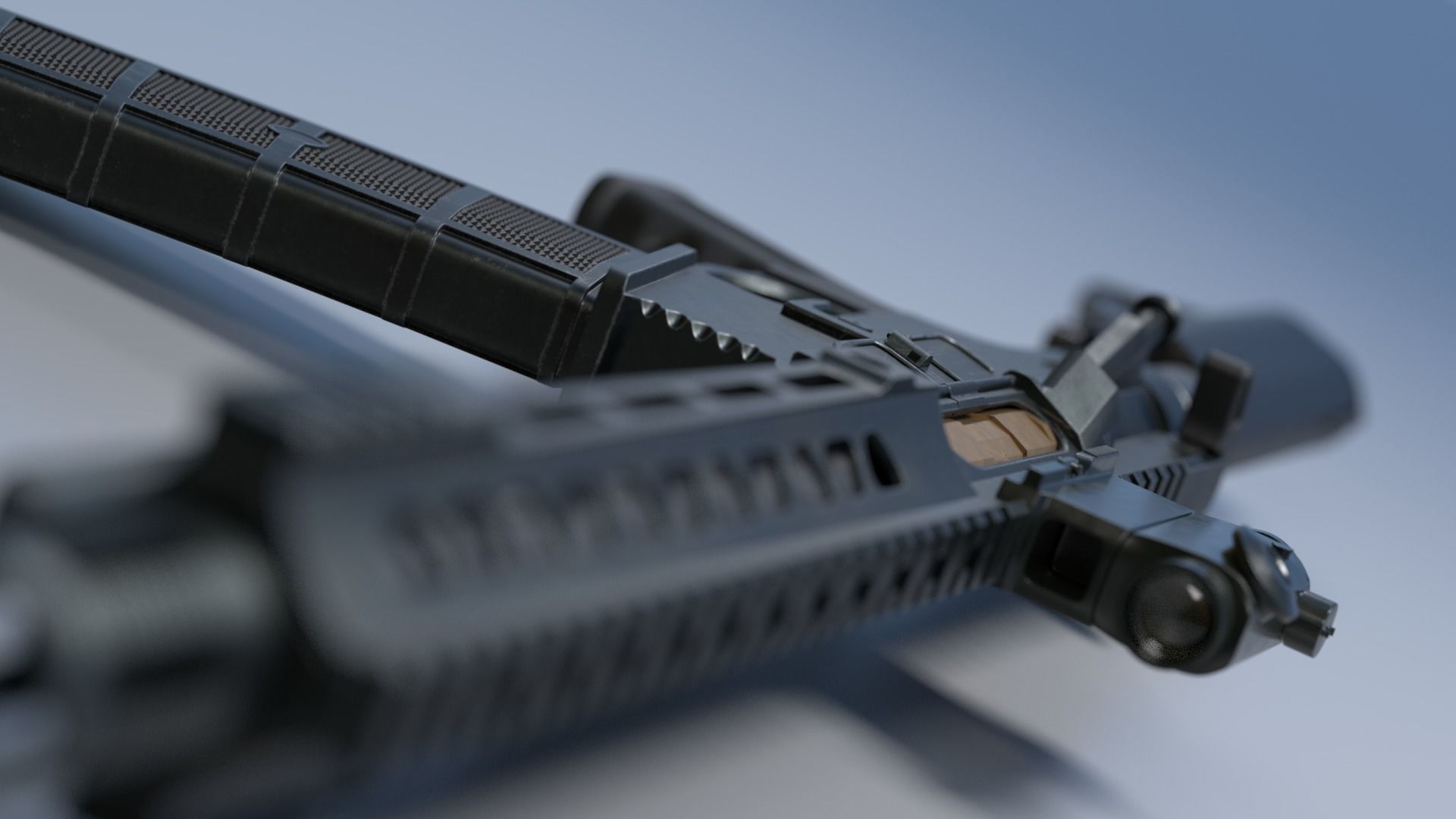 SAY GRY AR-15 Assault Rifle High Poly 3D model | CGTrader