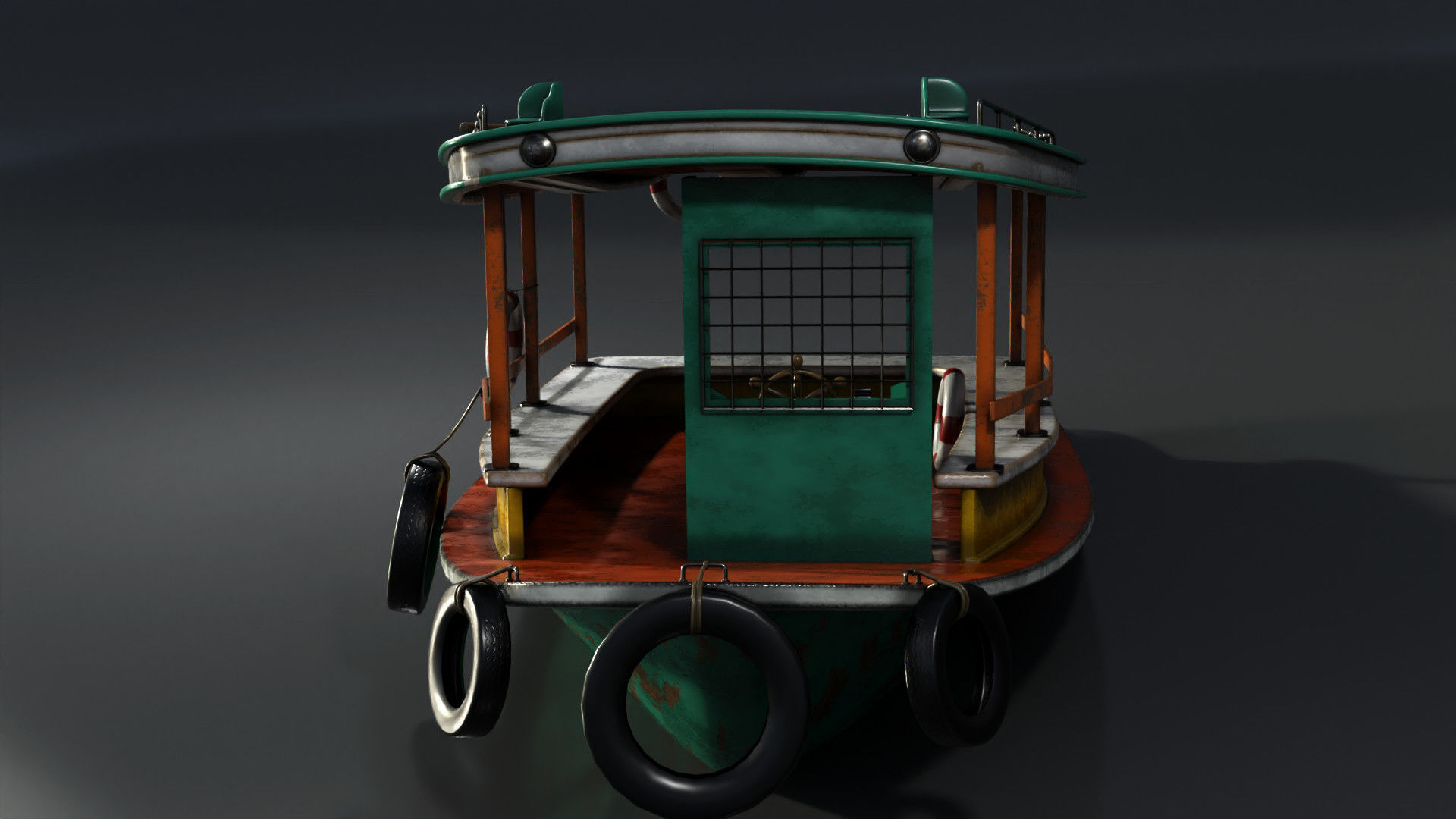 boat game asset 3D model | CGTrader