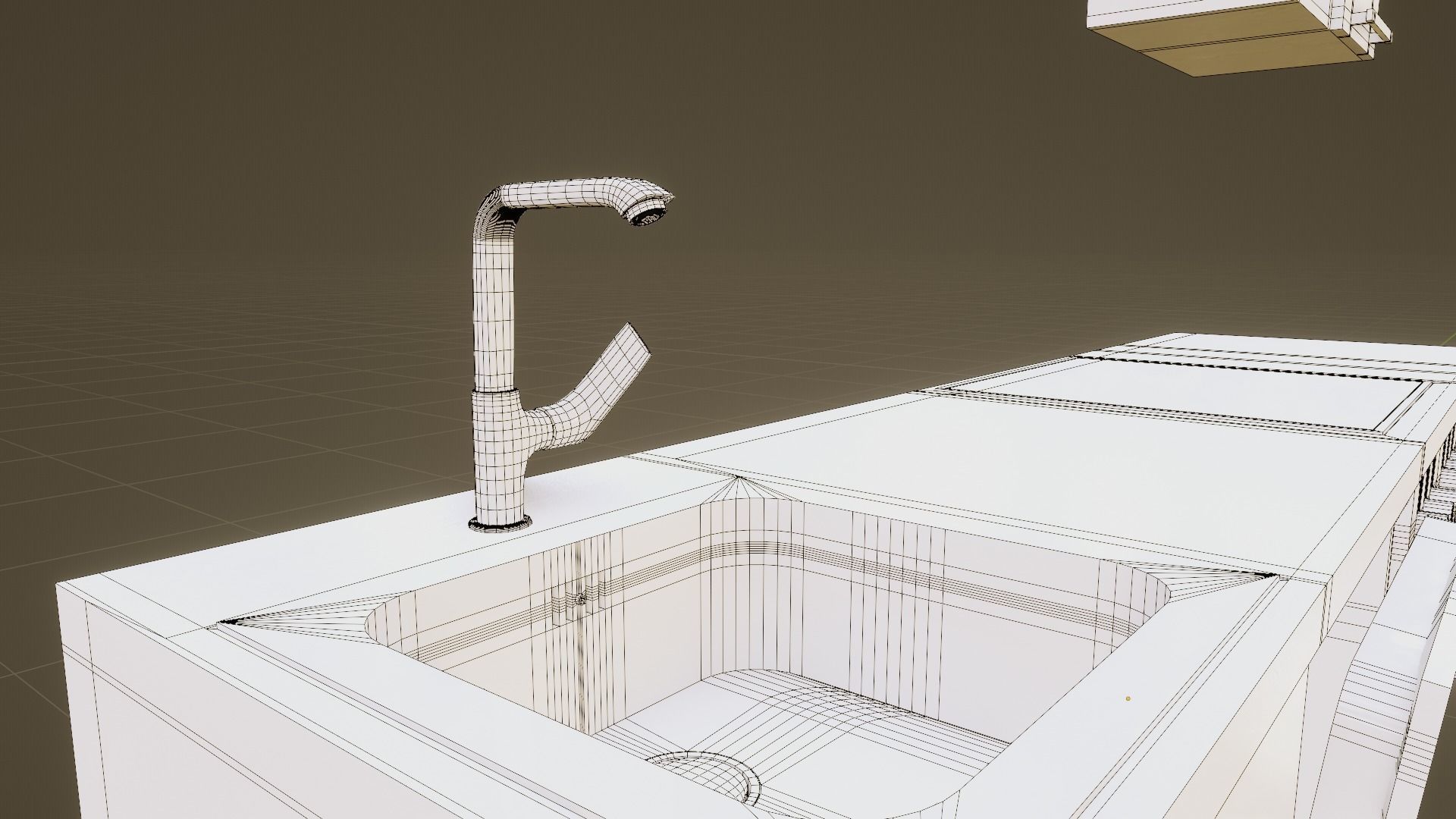 Kitchen unit model free 3D model | CGTrader