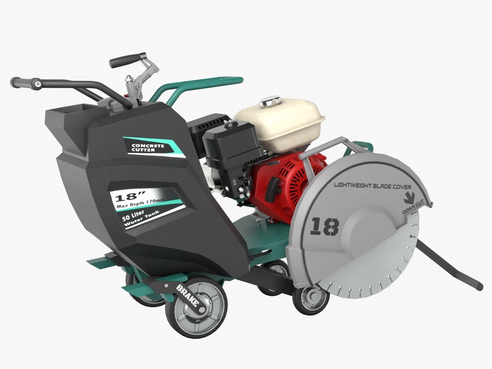 Concrete Cutter 3D model | CGTrader
