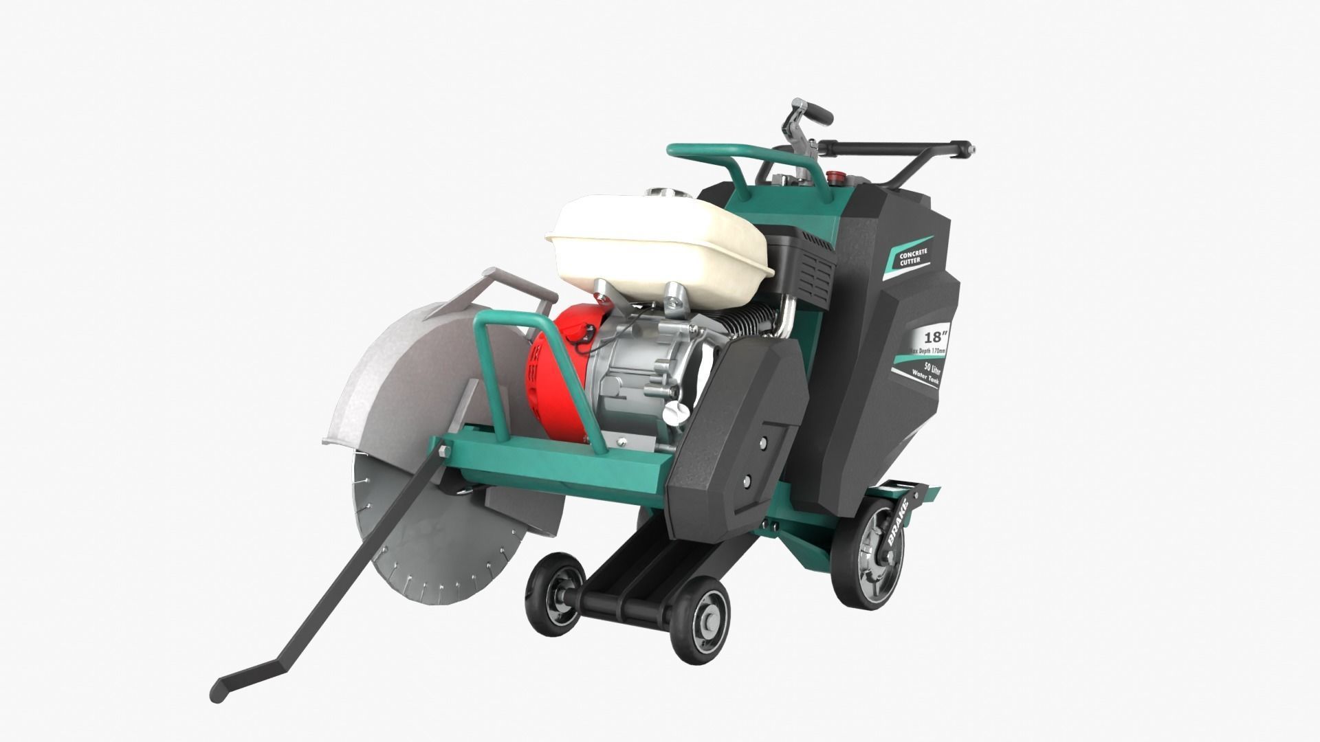 Concrete Cutter 3D model | CGTrader