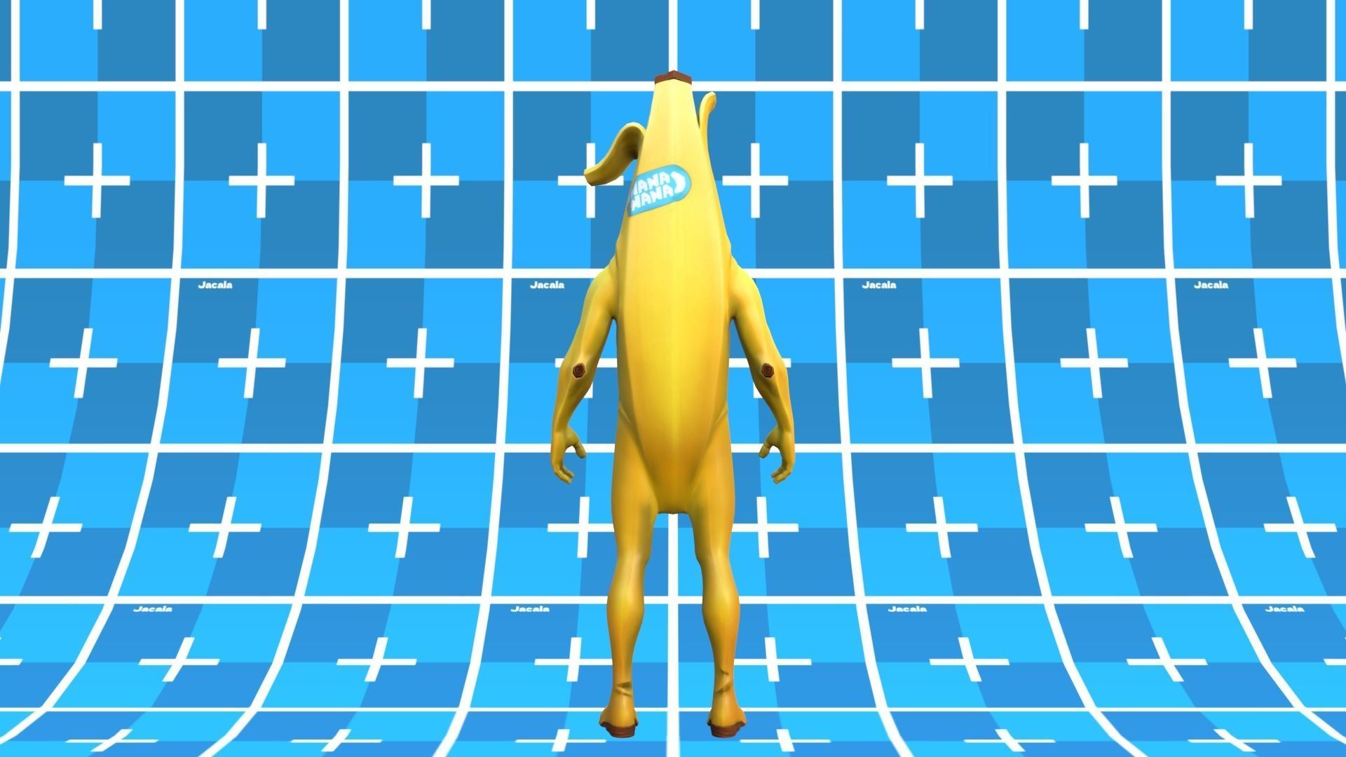 FORTNITE Peely SKIN FREE free 3D model rigged | CGTrader