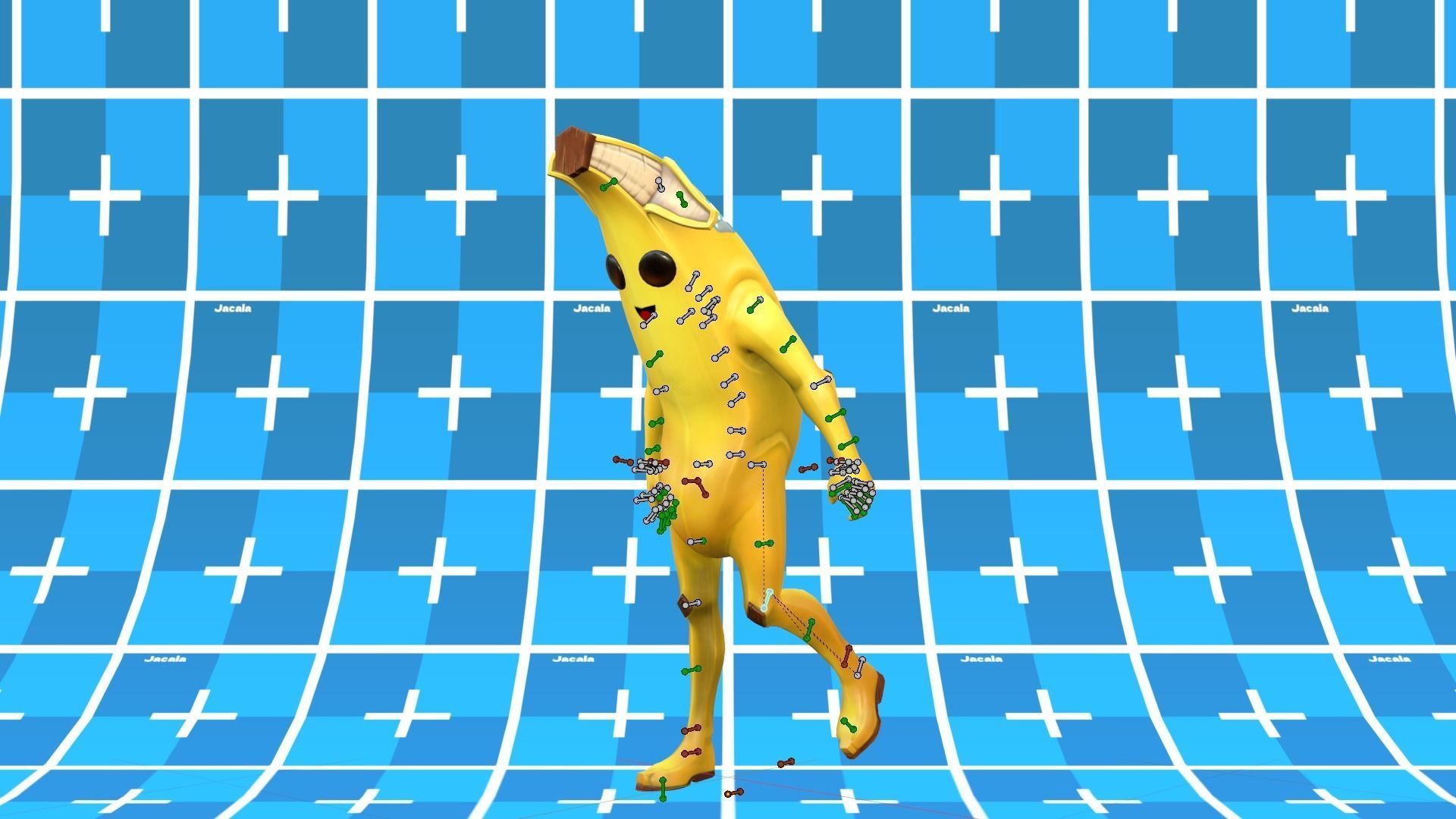 FORTNITE Peely SKIN FREE free 3D model rigged | CGTrader