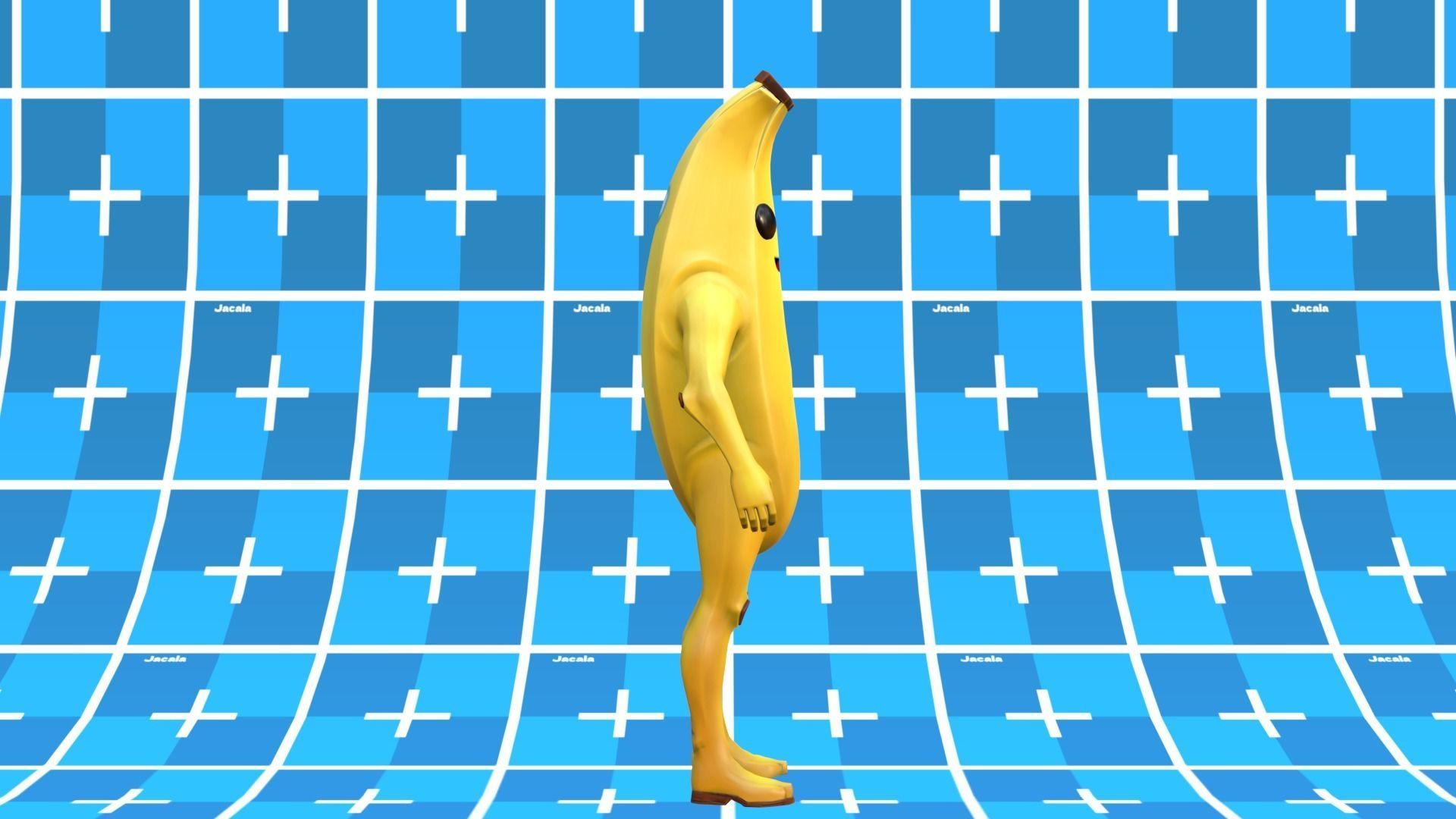 FORTNITE Peely SKIN FREE free 3D model rigged | CGTrader