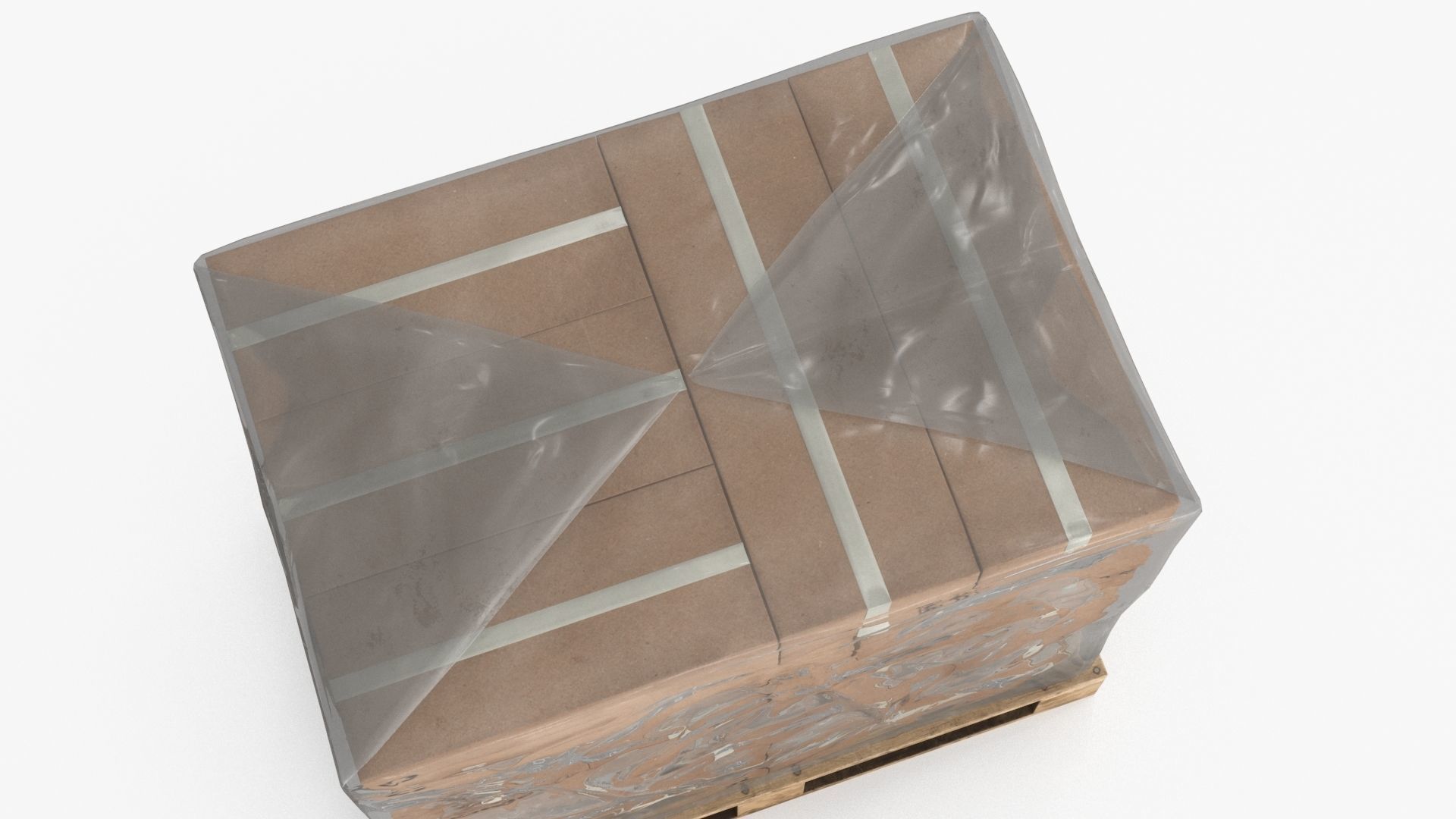 3D model Cardboard Pallet VR / AR / low-poly | CGTrader