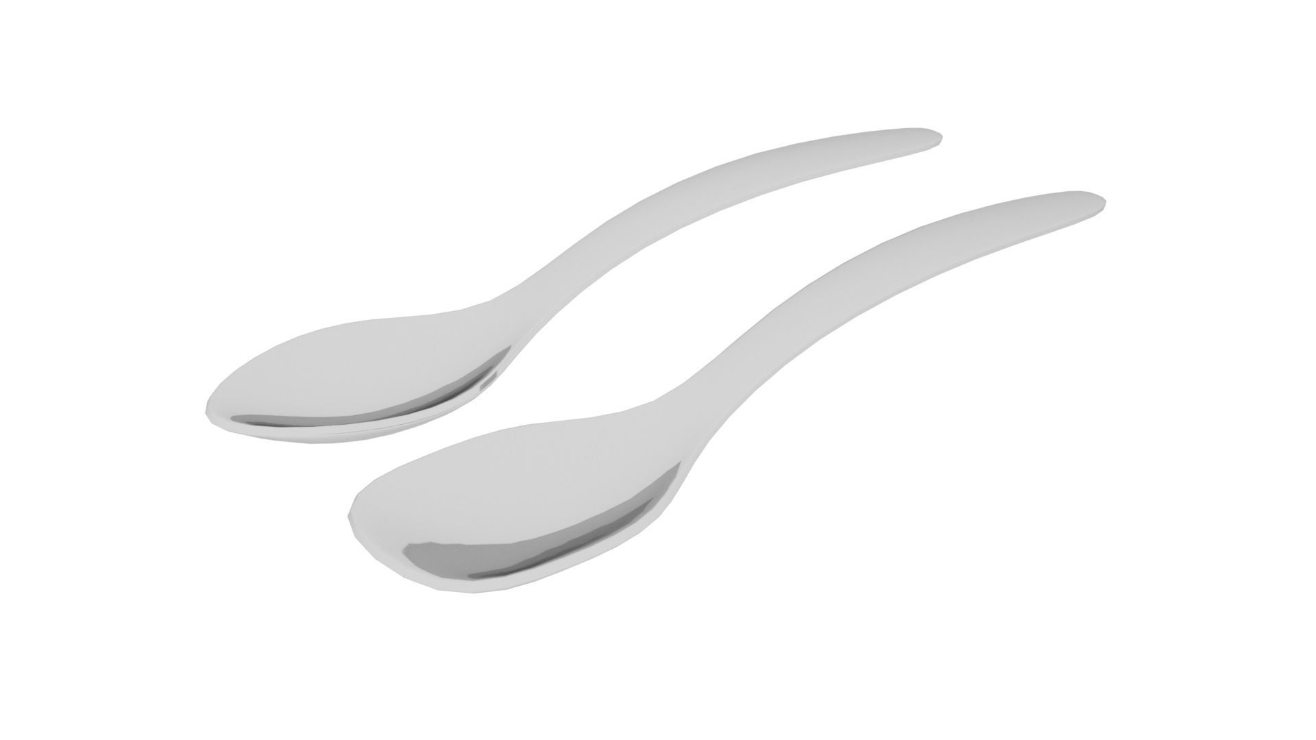 Spoons Set 3D model | CGTrader