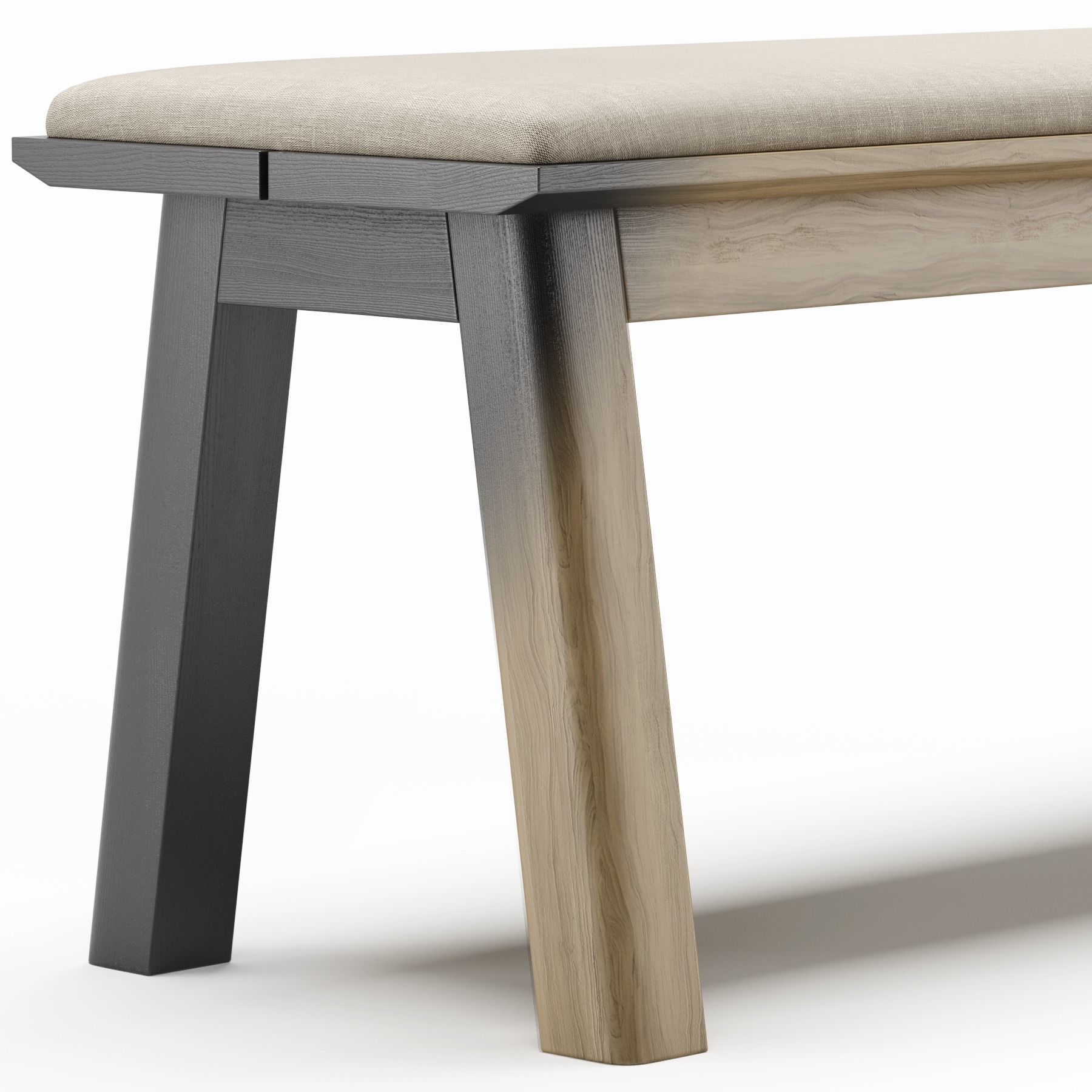 BuzziPicNic wooden bench - BuzziSpace 3D model | CGTrader