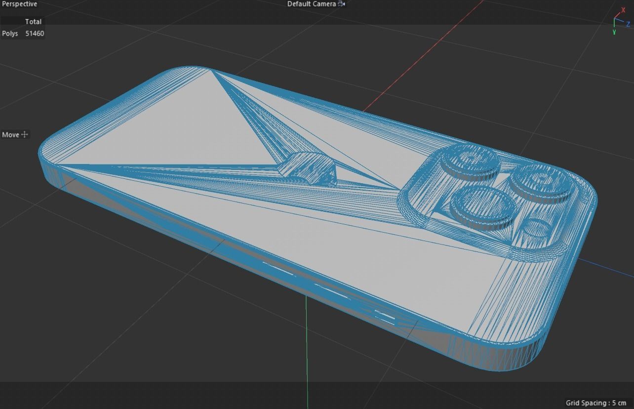 Apple iPhone 14 Pro Purple color Keyshot Blender Cinema 4D 3D model ...