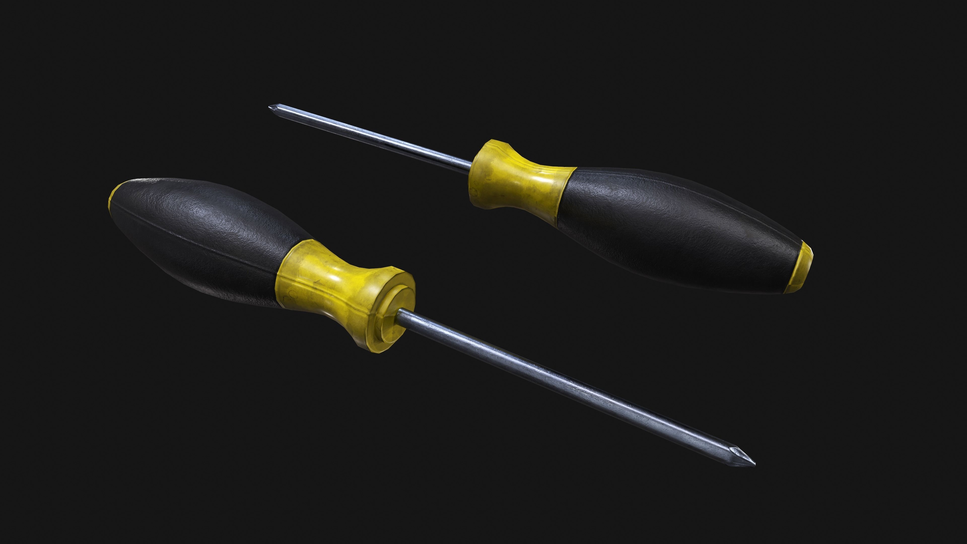 3D model Screwdriver VR / AR / low-poly | CGTrader