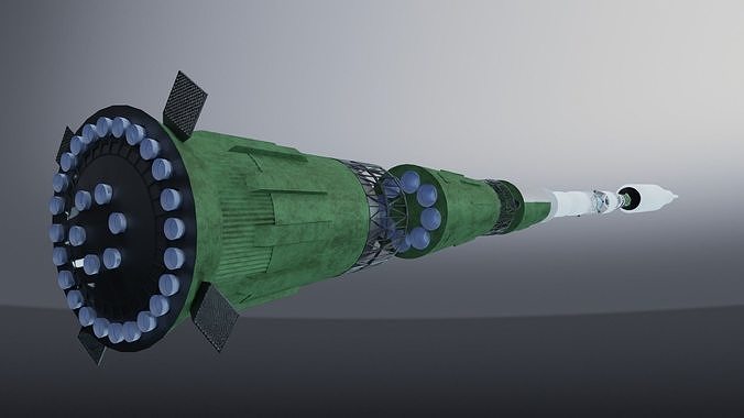 N-1 Rocket V2 3D model | CGTrader